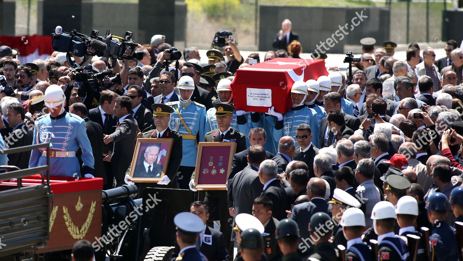 Turkish Soldiers Carry Coffin Kenan Evren Editorial Stock Photo - Stock ...