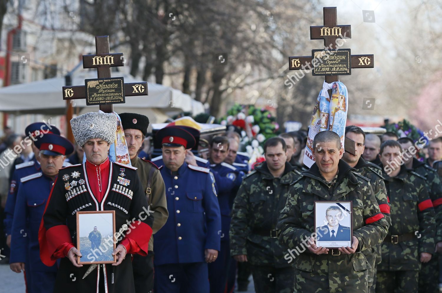 Men Military Uniforms Carry Attend Funeral Editorial Stock Photo ...