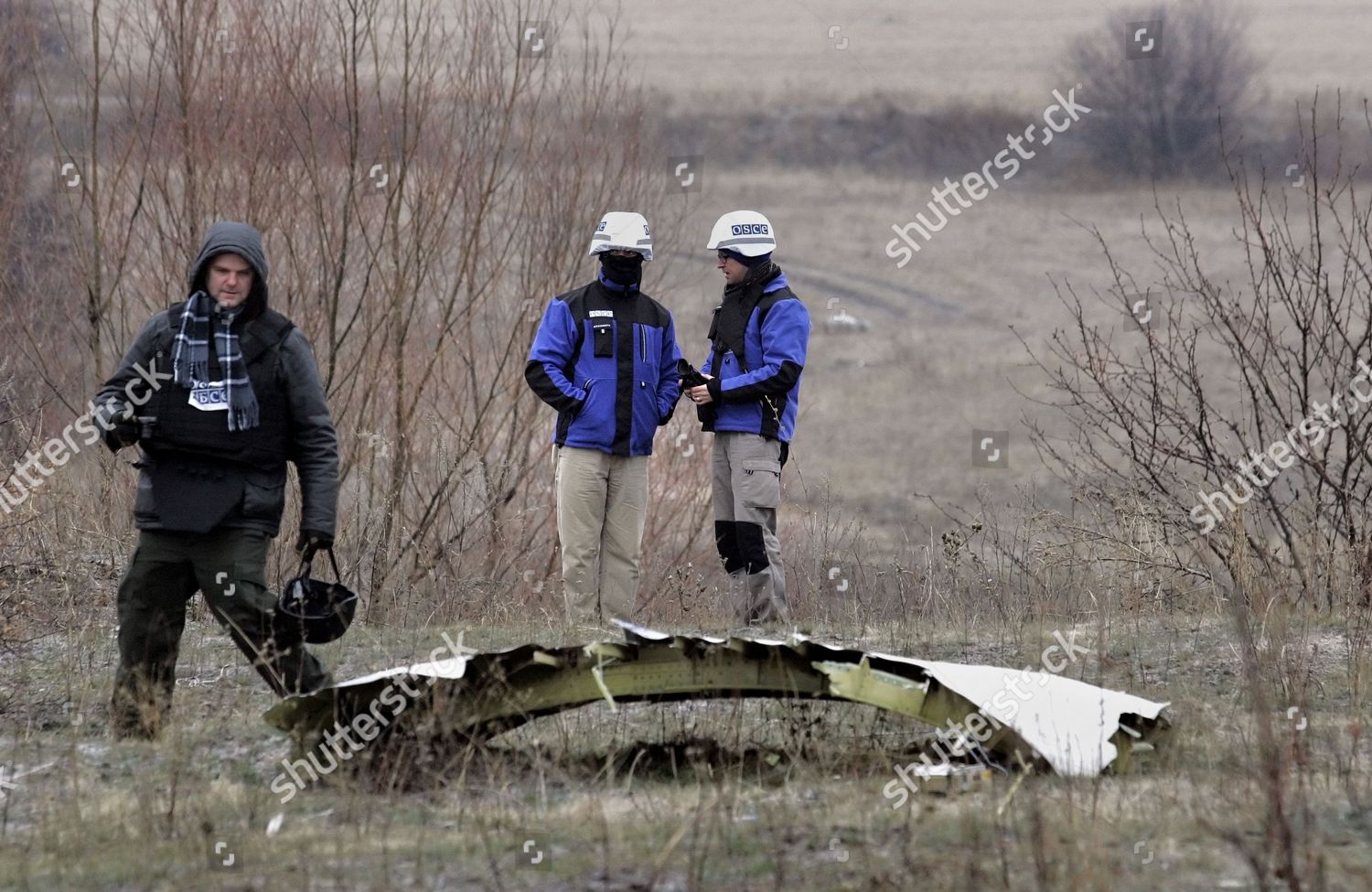Osce Observers Stand Guard Near Part Editorial Stock Photo - Stock ...