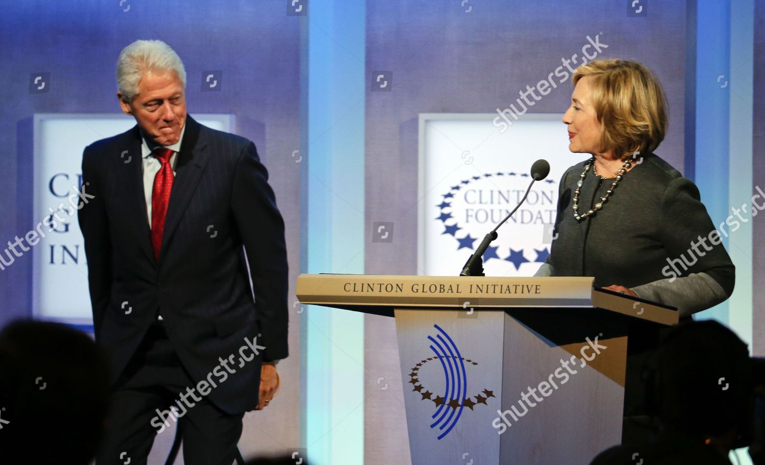 Former Us President Bill Clinton Watches Editorial Stock Photo - Stock ...