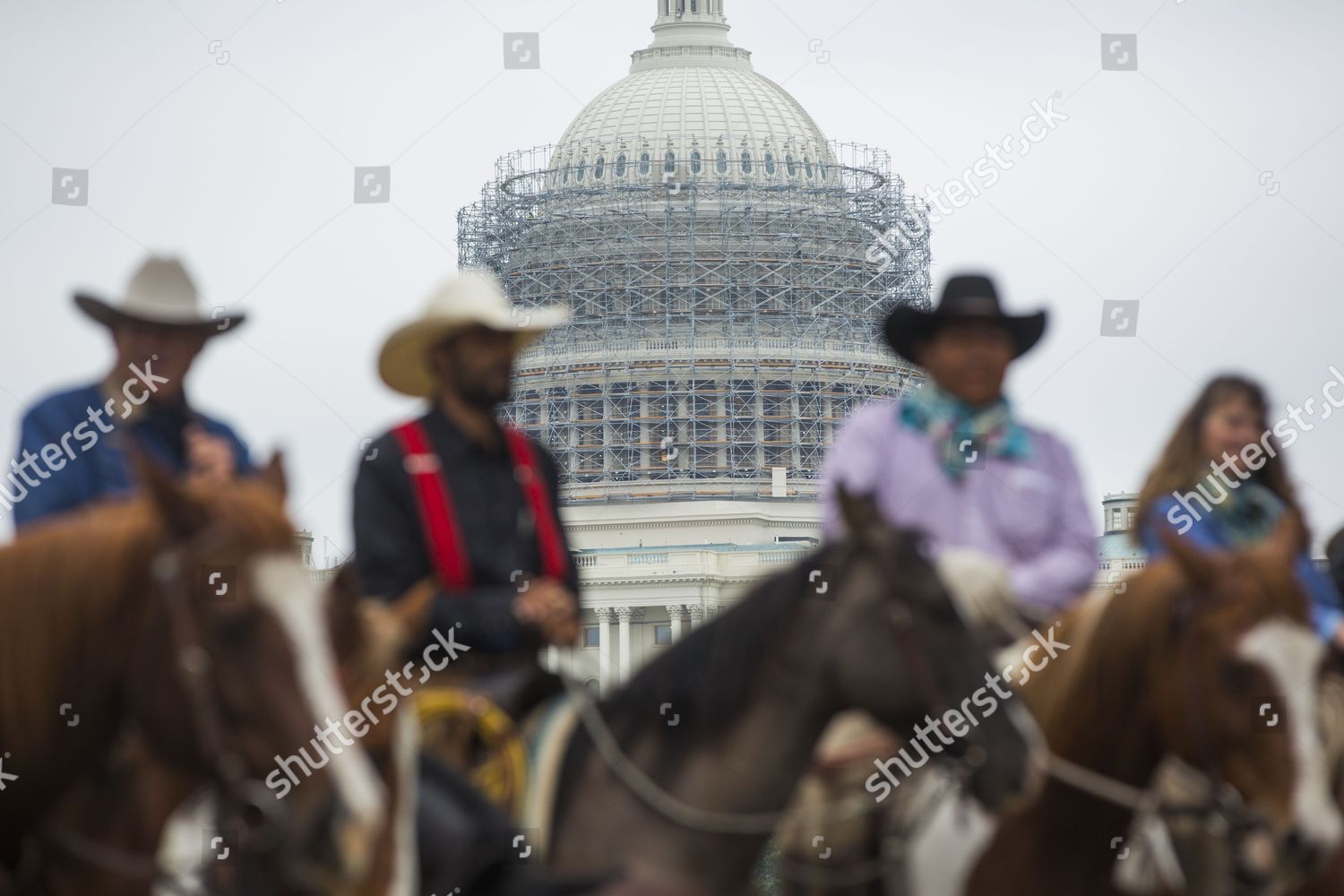 Members Grass March Cowboy Express Gather Editorial Stock Photo - Stock ...