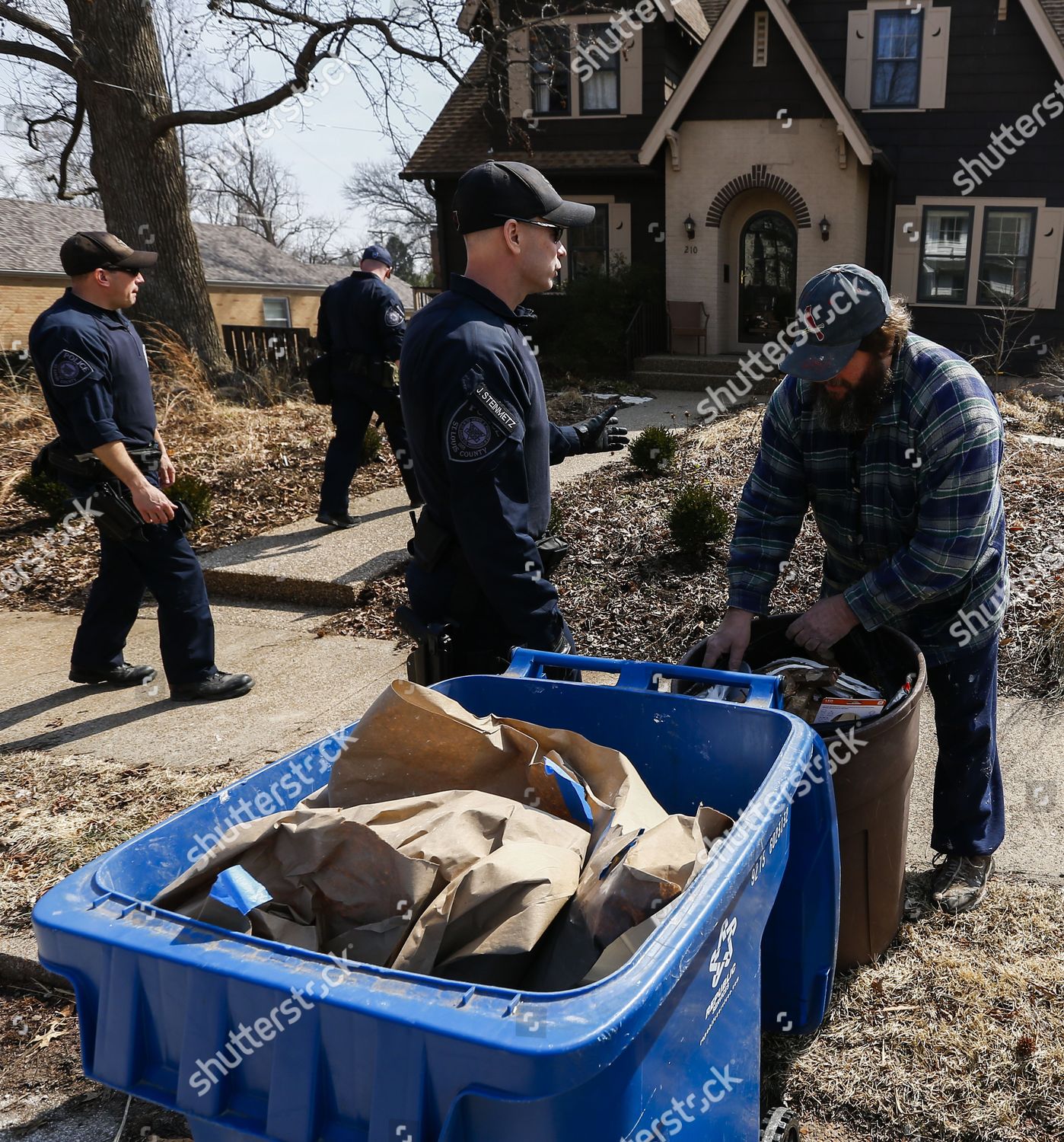 St Louis County Police Officers Look Editorial Stock Photo - Stock ...