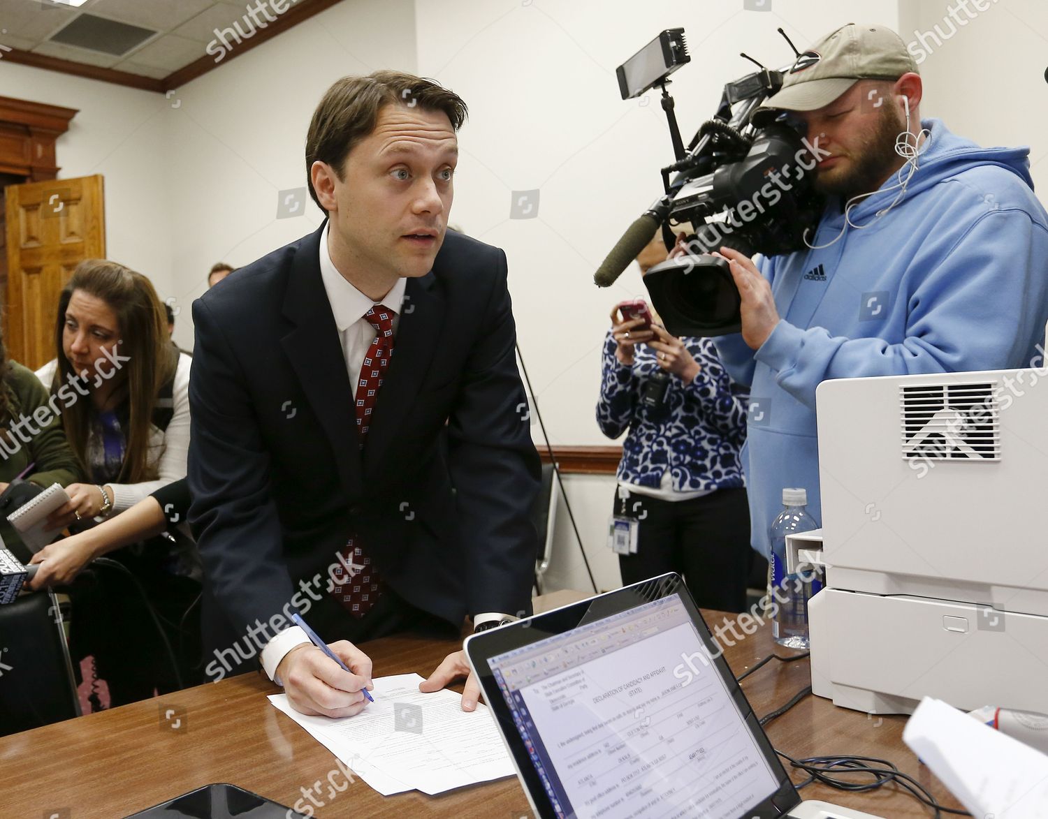 Georgia State Senator Jason Carter Grandson Editorial Stock Photo ...