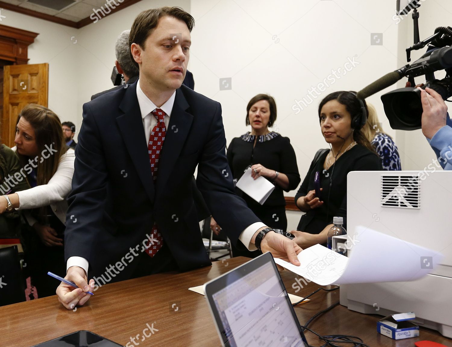 Georgia State Senator Jason Carter Grandson Editorial Stock Photo ...