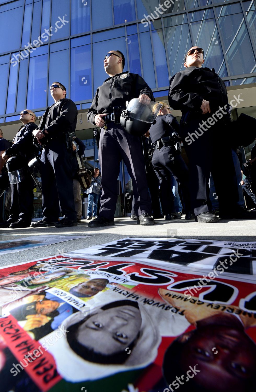 Officers Riot Gear Stand Guard Outside Editorial Stock Photo - Stock ...