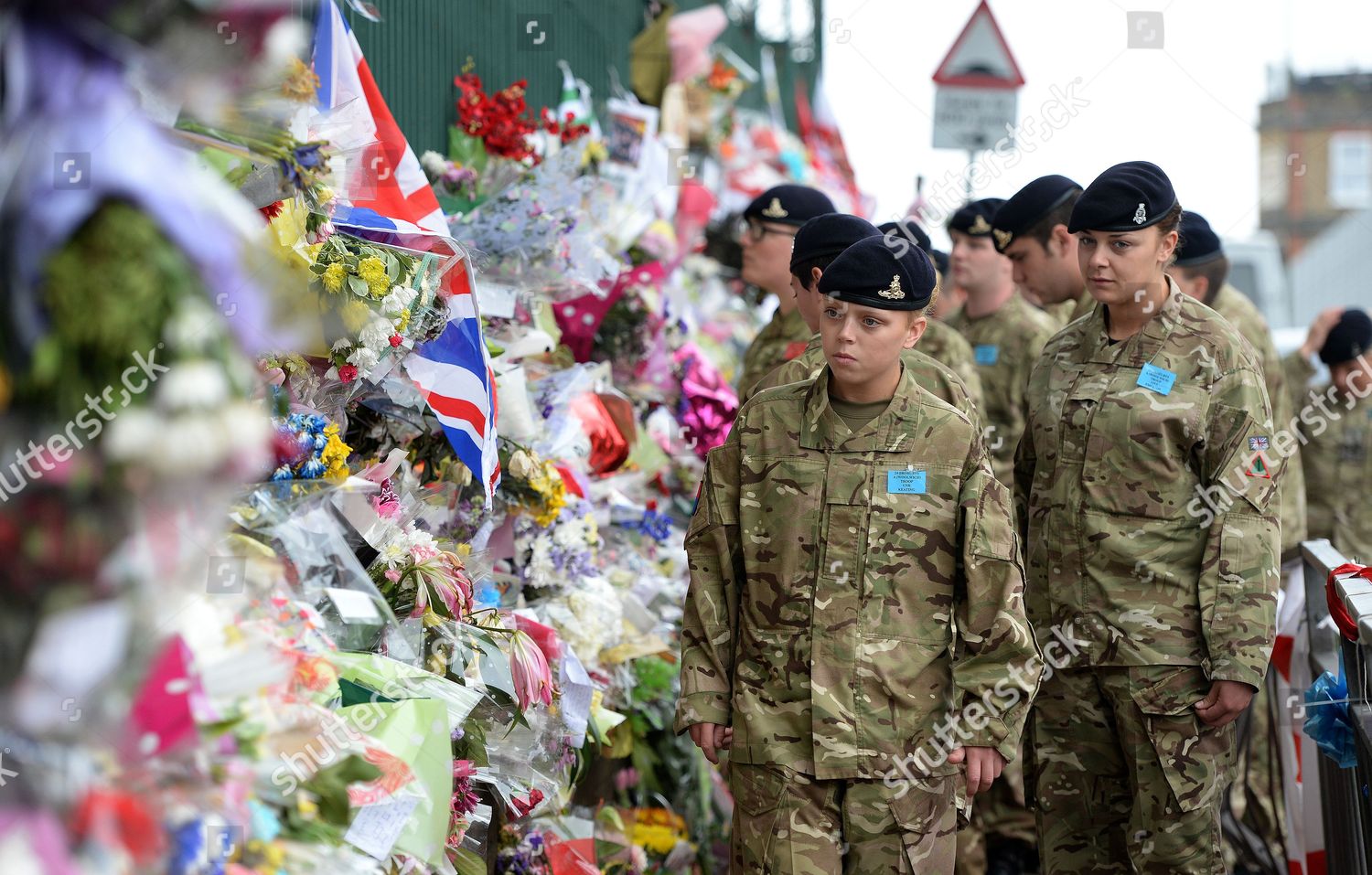 Members 14th Regiment Royal Artillery Visit Editorial Stock Photo ...