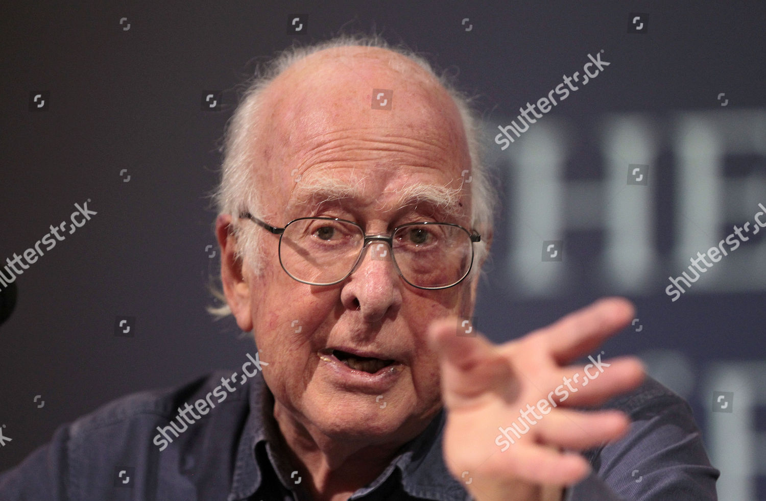 Professor Peter Higgs Speaks About Being Editorial Stock Photo - Stock ...