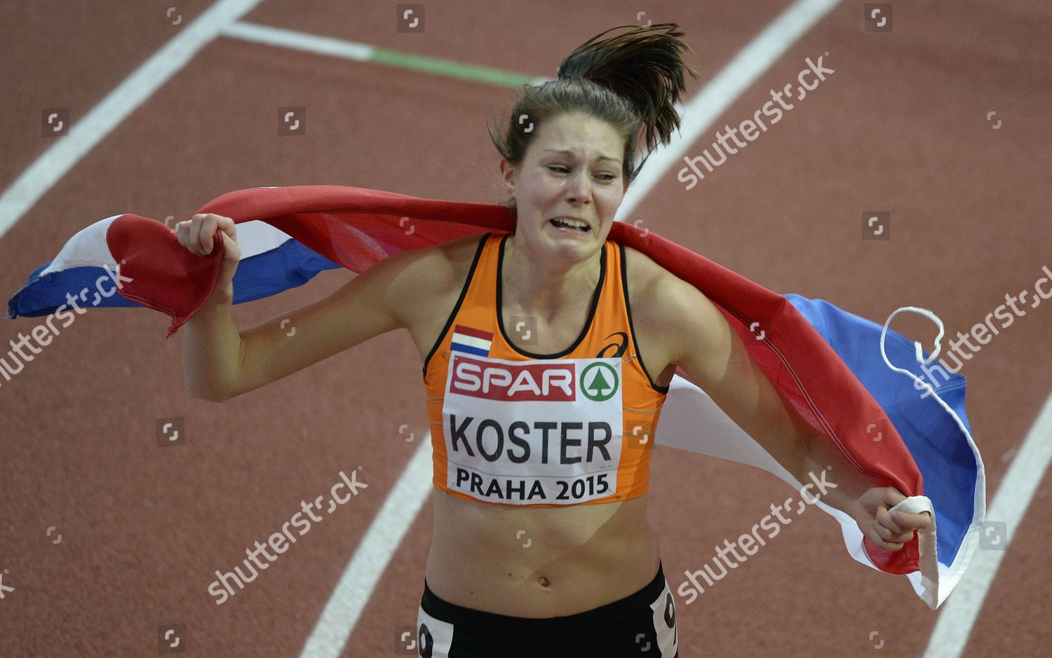 Third Placed Maureen Koster Netherlands Celebrates Editorial Stock ...