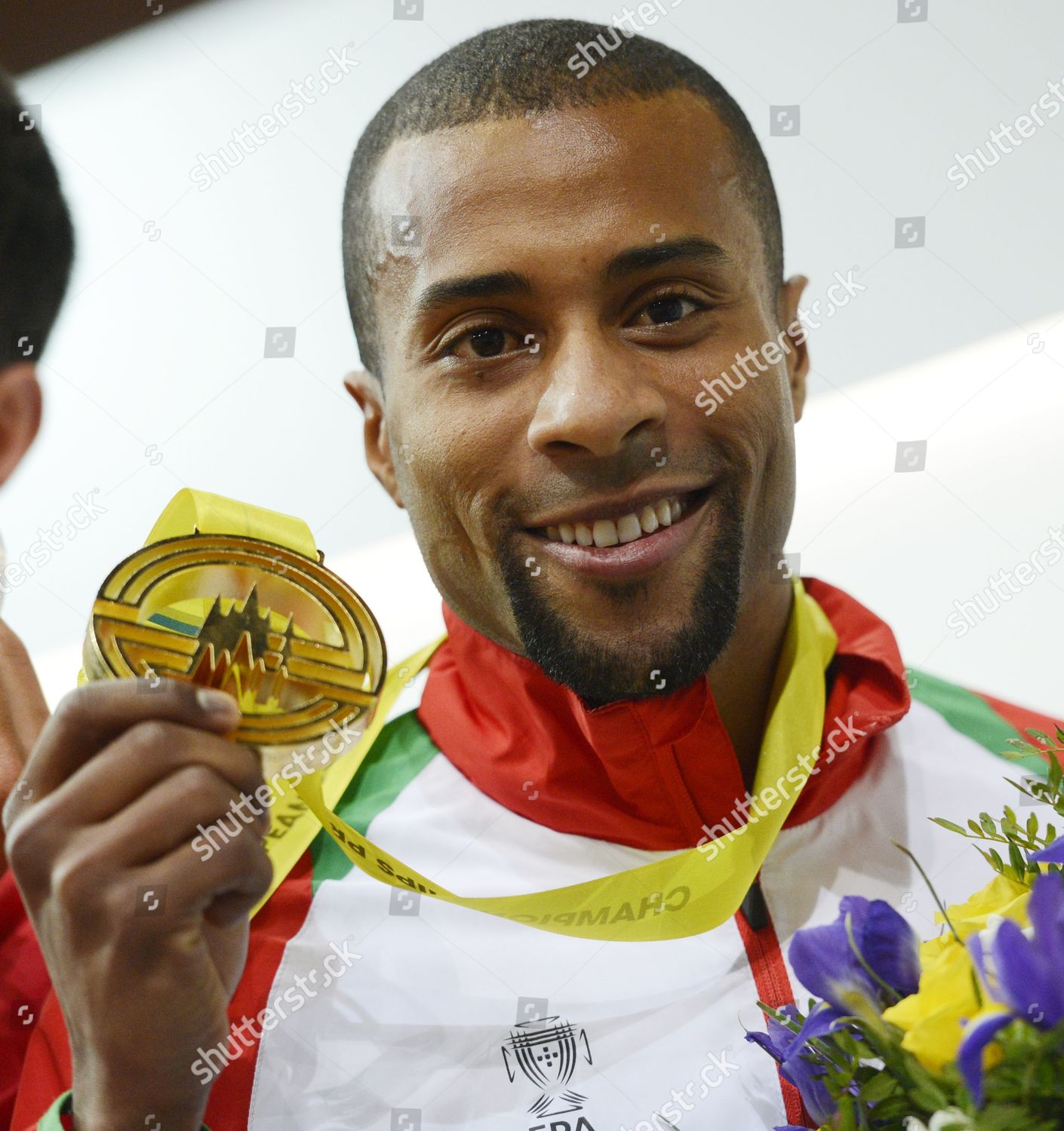 Gold Medal Winner Portugals Nelson Evora Editorial Stock Photo - Stock ...