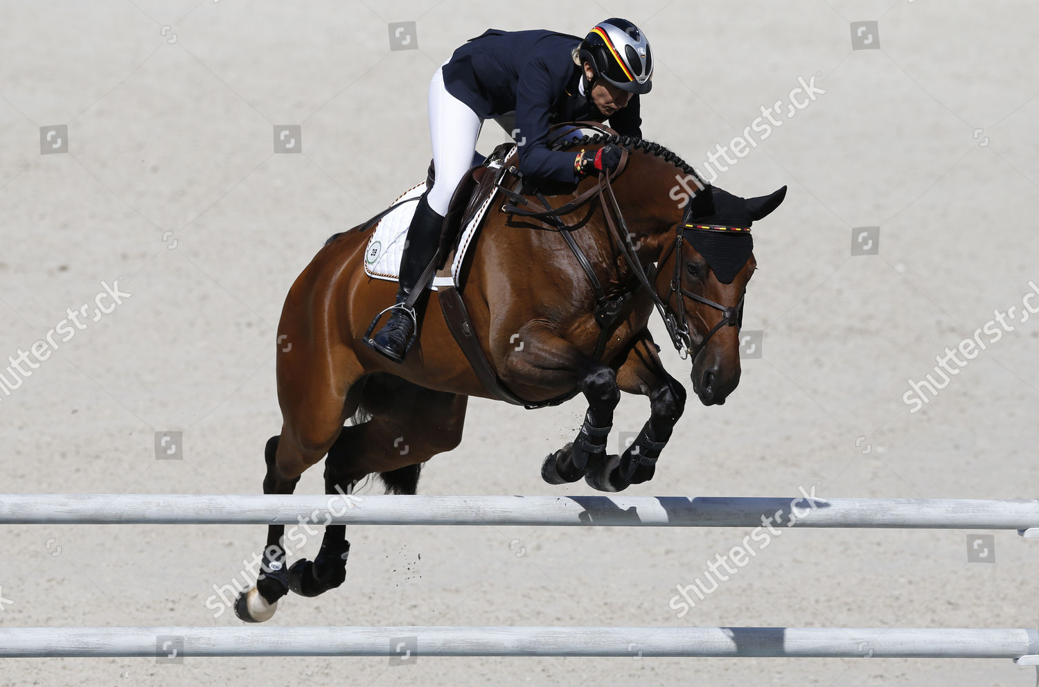 German Rider Ingrid Klimke On Horse Editorial Stock Photo - Stock Image ...