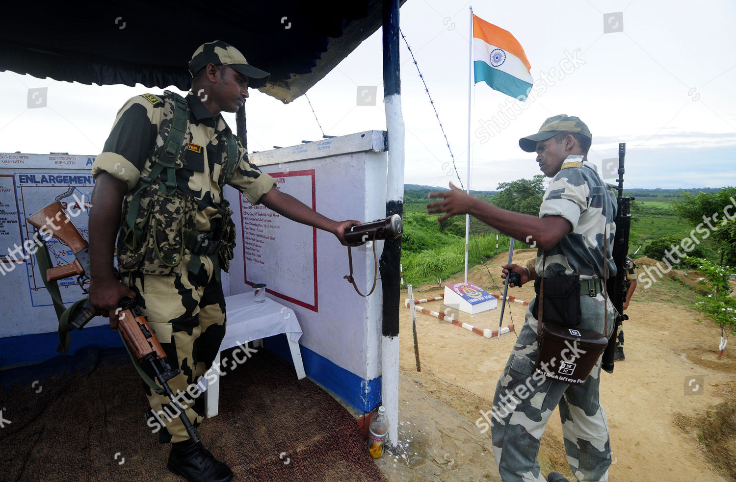 Indian Border Security Force Bsf Soldiers Editorial Stock Photo - Stock ...