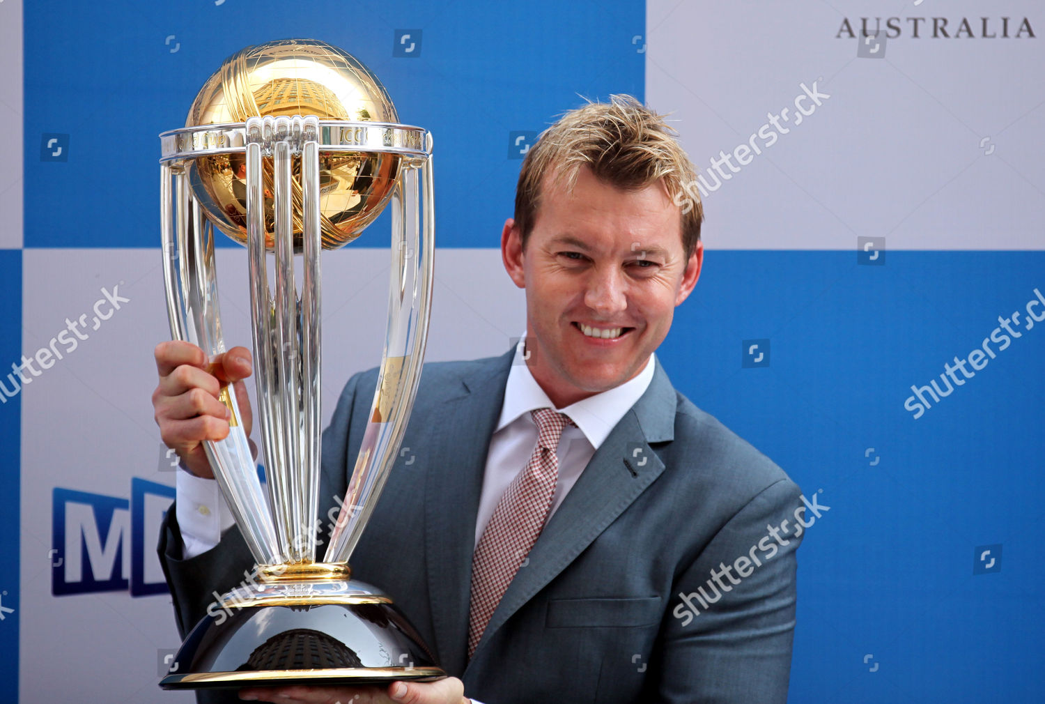 Former Australian Cricketer Brett Lee During Editorial Stock Photo ...