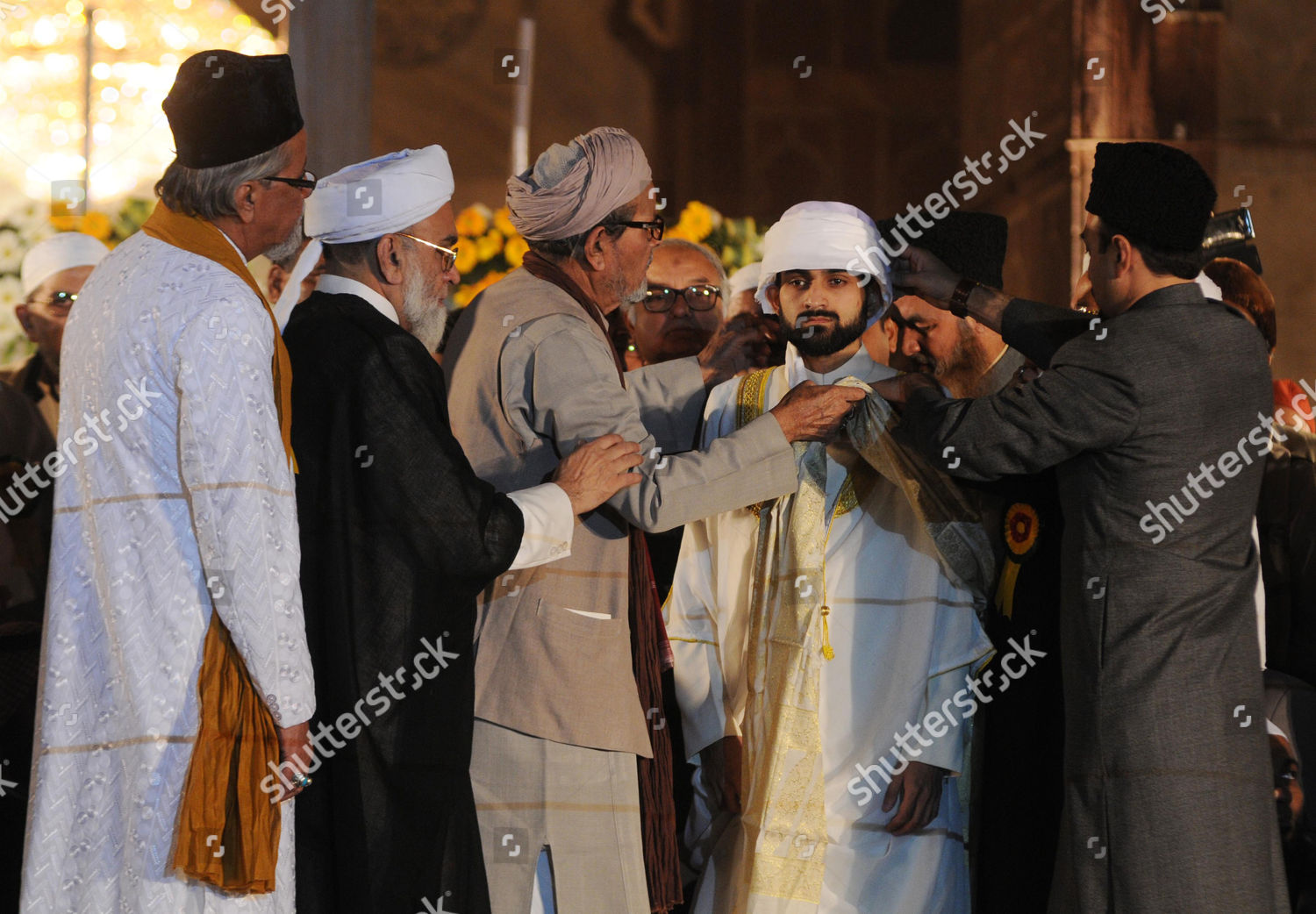 Shahi Imam Syed Ahmed Bukhari 2l Editorial Stock Photo - Stock Image ...