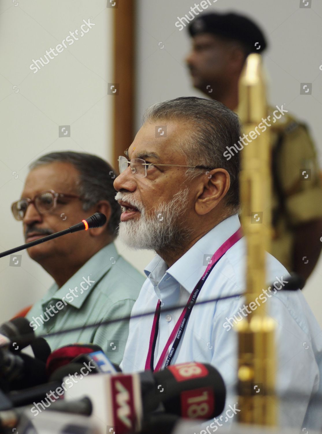 Isro Chairman S Radhakrishnan L Addressing Editorial Stock Photo ...