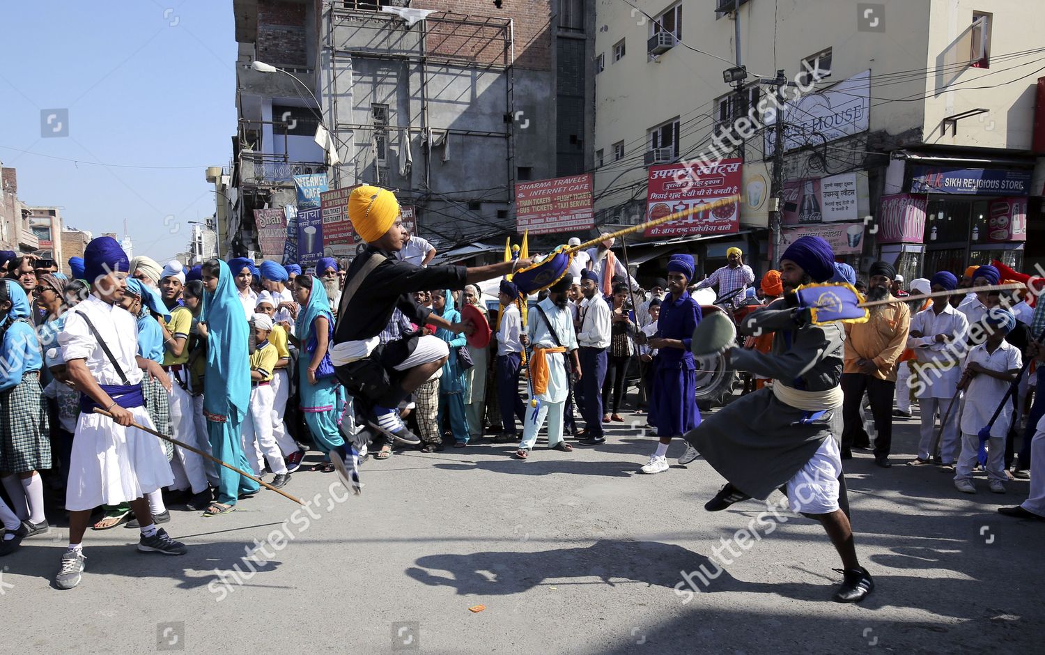 Sikh Men Show Their Skills They Editorial Stock Photo - Stock Image ...