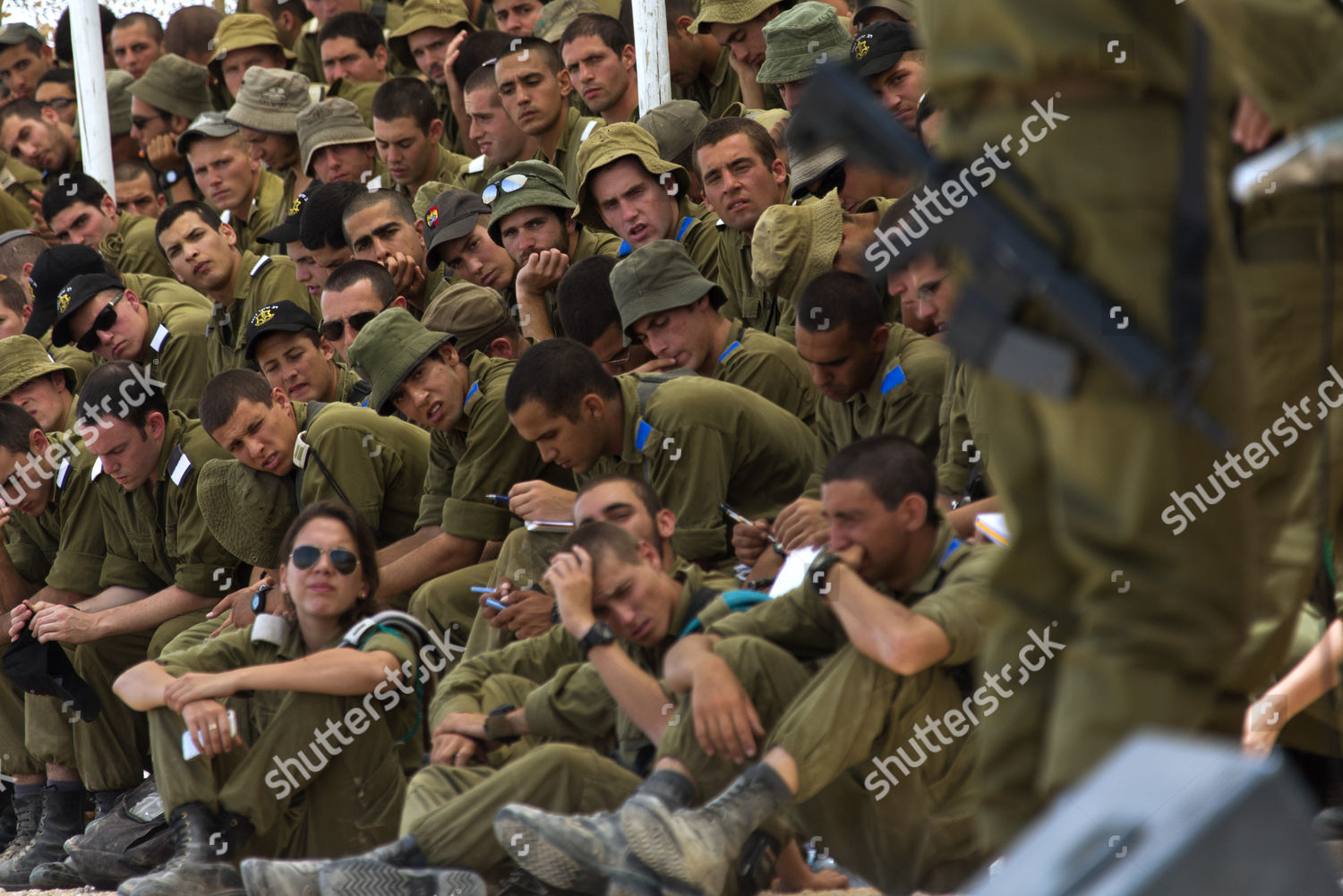 Israeli Soldiers Listening Chief Staff Lt Editorial Stock Photo - Stock ...