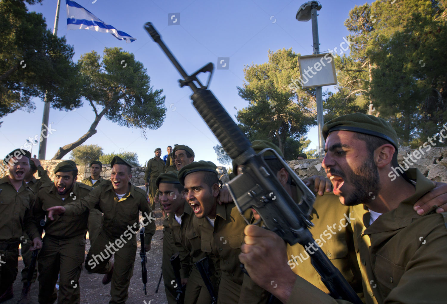 Ultraorthodox Jewish Fighters Netzah Yehuda Battalion Editorial Stock ...