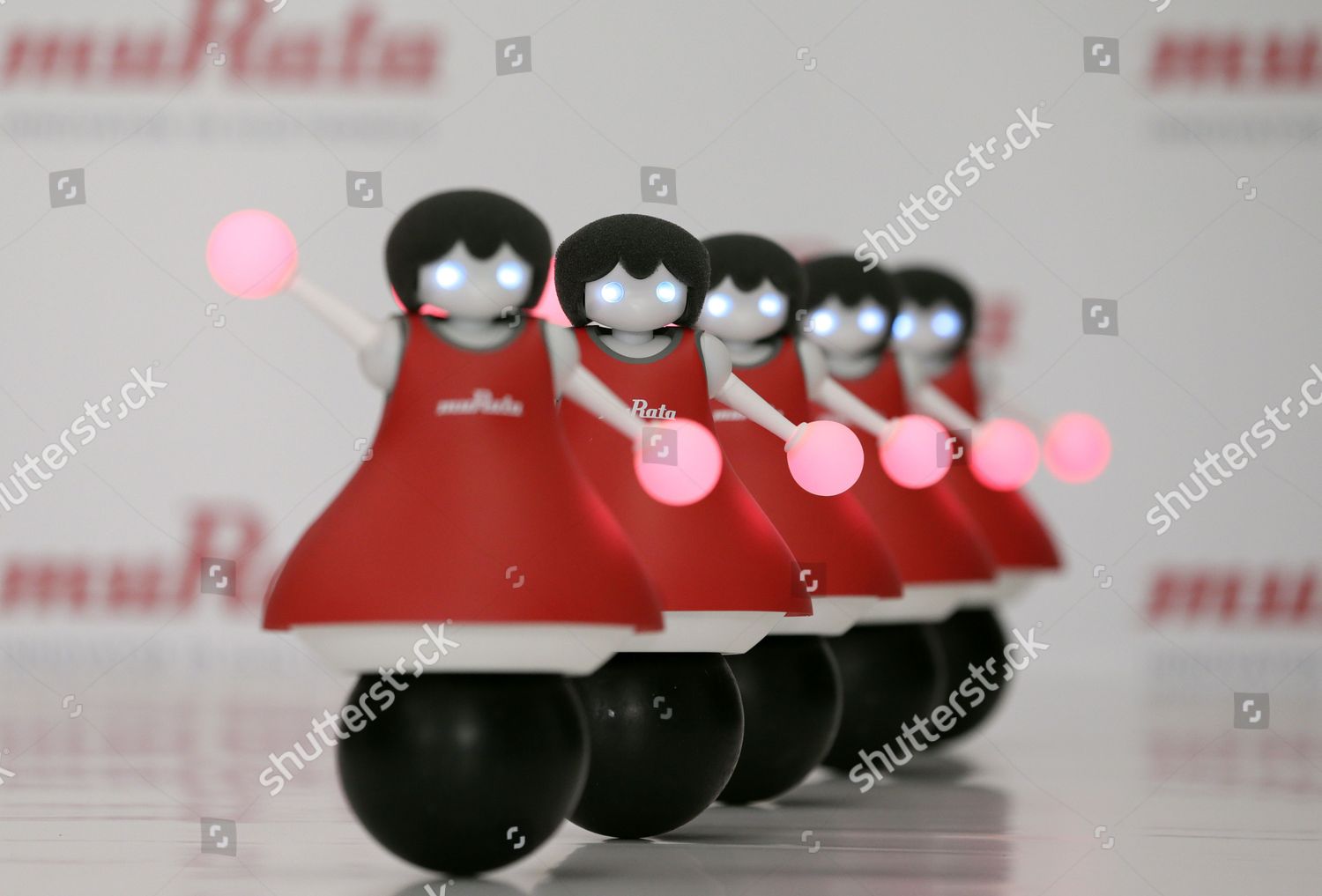 Robot Cheerleaders Developed By Murata Manufacturing Editorial Stock ...