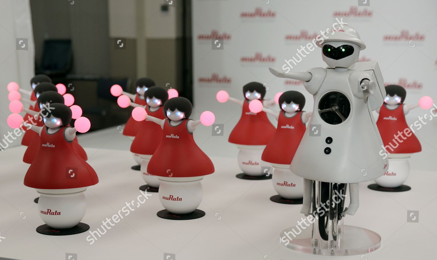 Robot Cheerleaders Developed By Murata Manufacturing Editorial Stock ...