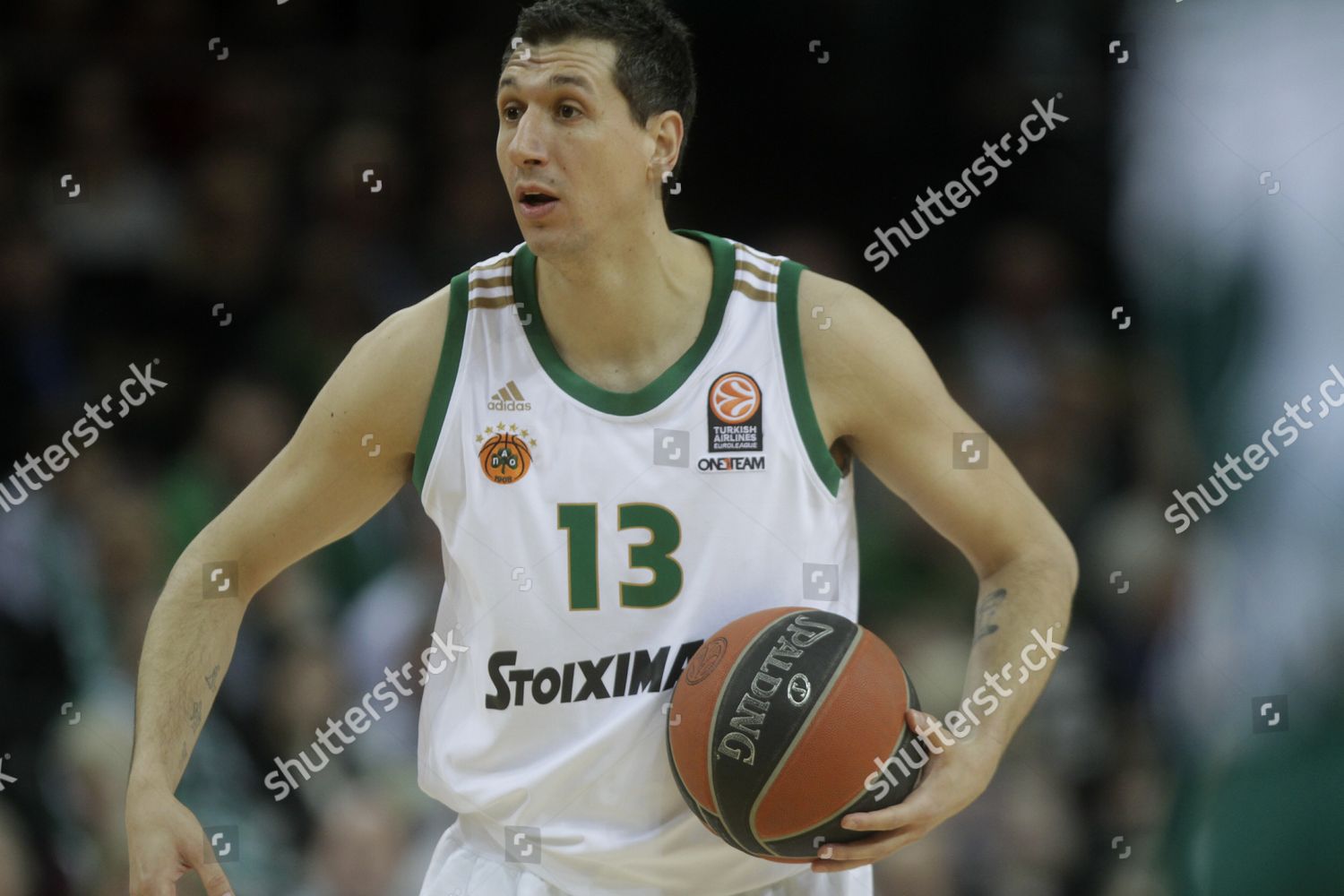 Dimitris Diamantidis Panathinaikos Athens Action During Editorial Stock ...