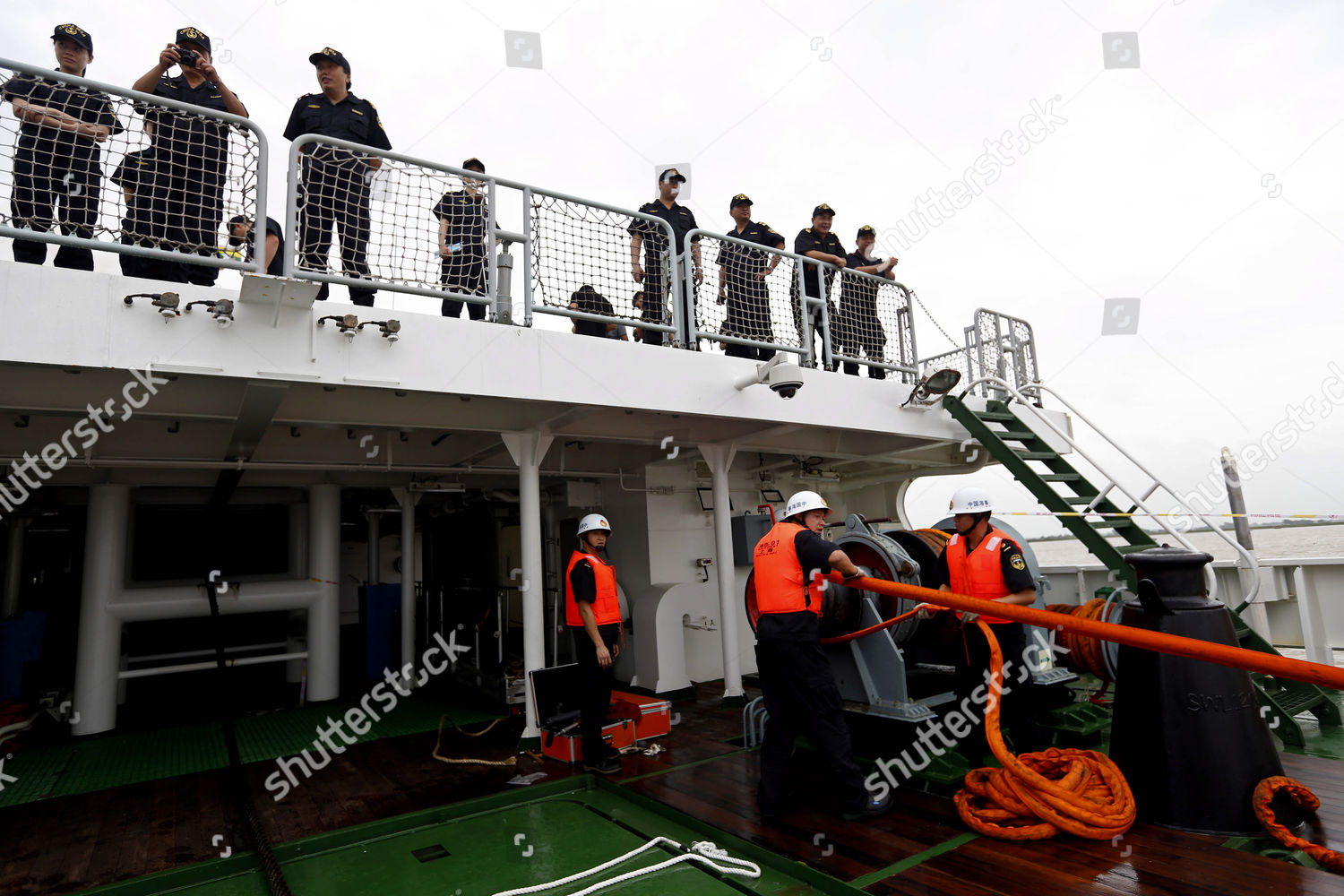 Crew Members Hai Xun 01 Chinas Editorial Stock Photo - Stock Image ...