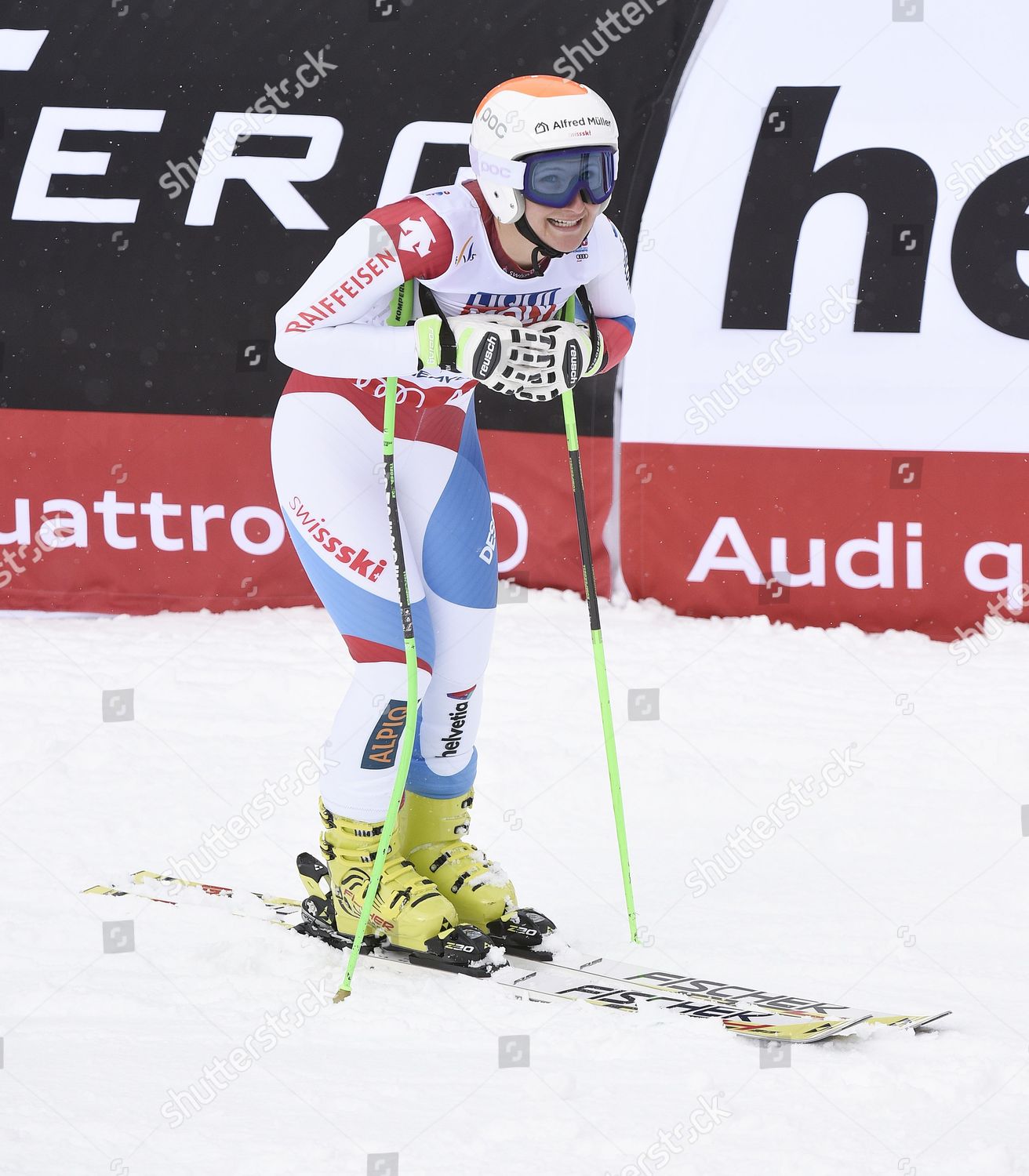 Priska Nufer Switzerland Reacts After Her Editorial Stock Photo - Stock ...