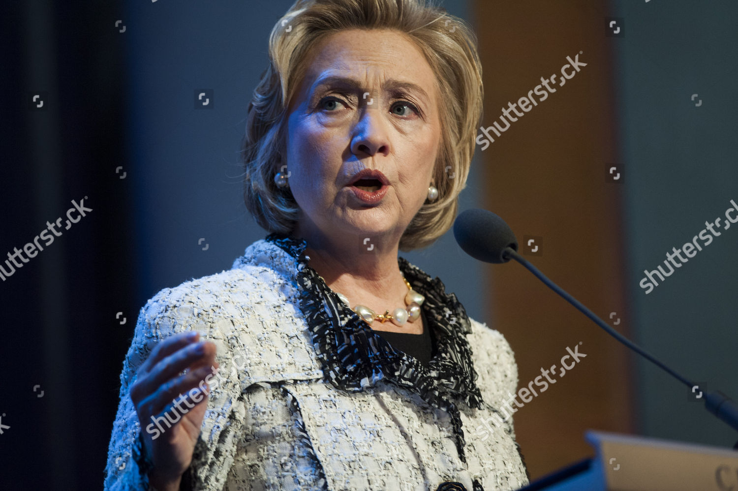 Former Secretary State Hillary Clinton Speaks Editorial Stock Photo ...
