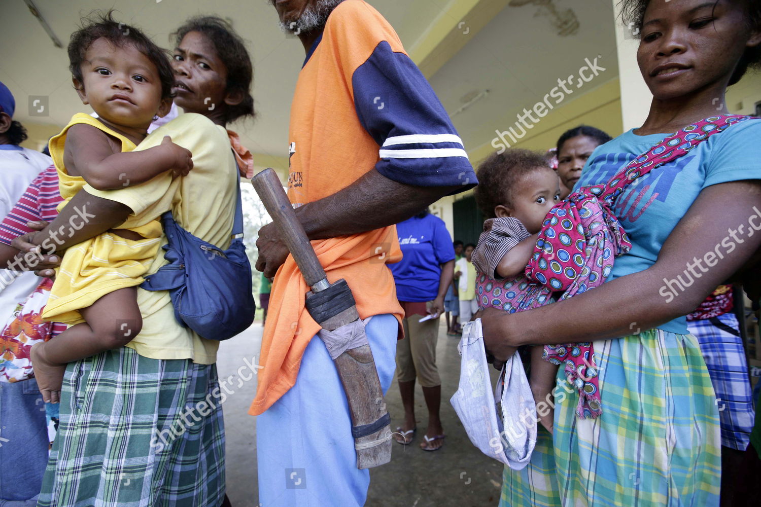 Filipino Indigenous Aetas Wait Cast Their Editorial Stock Photo - Stock ...