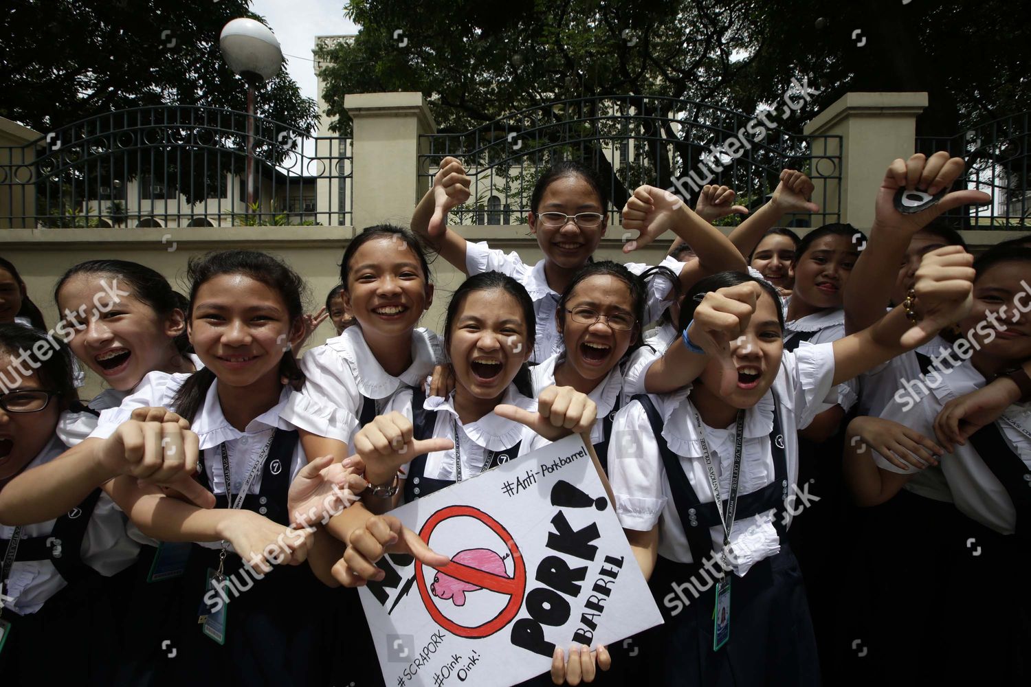 Filipino School Students St Scholastica College Editorial Stock Photo ...