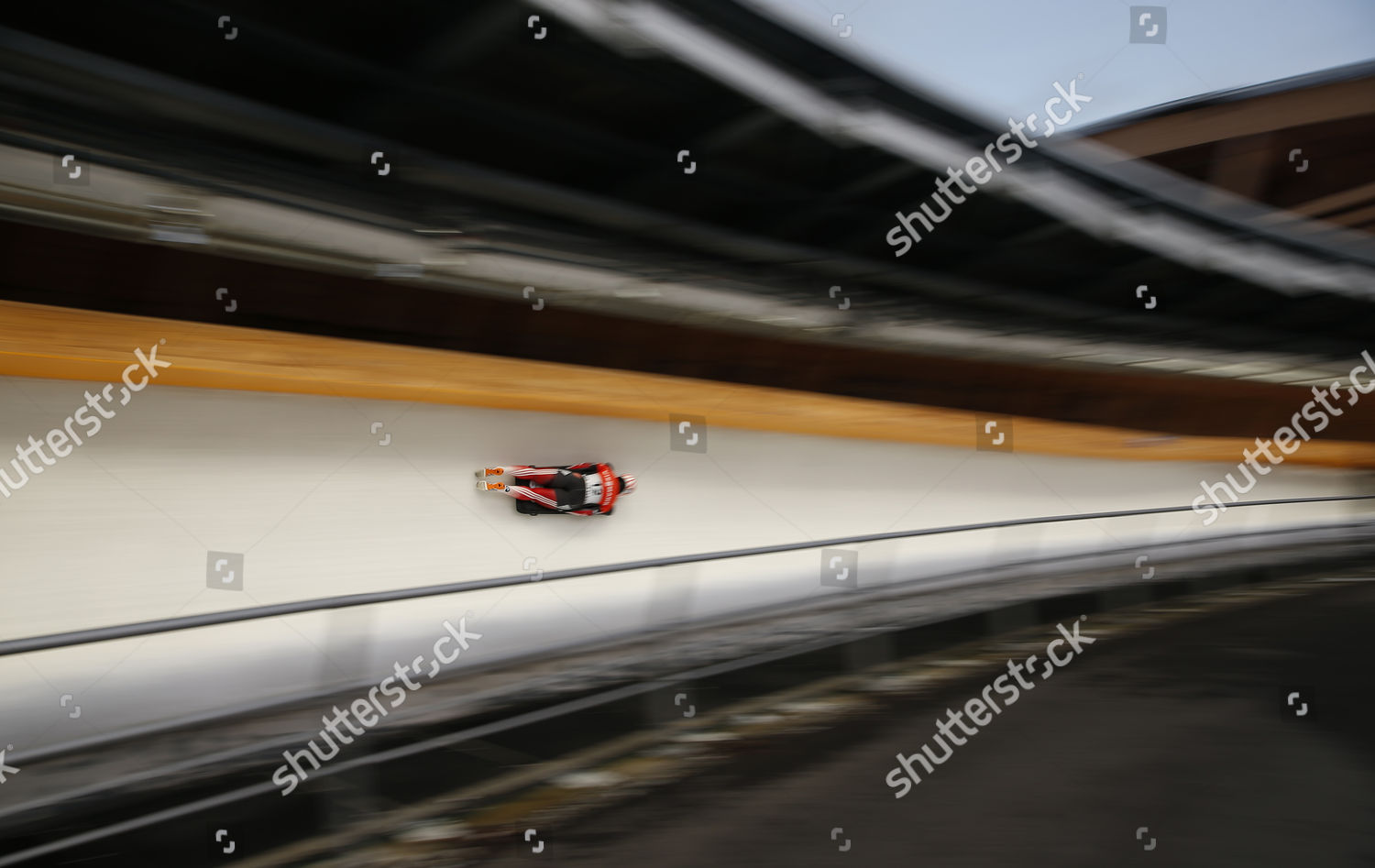 Jane Channell Canada Competes Womens Skeleton Editorial Stock Photo ...