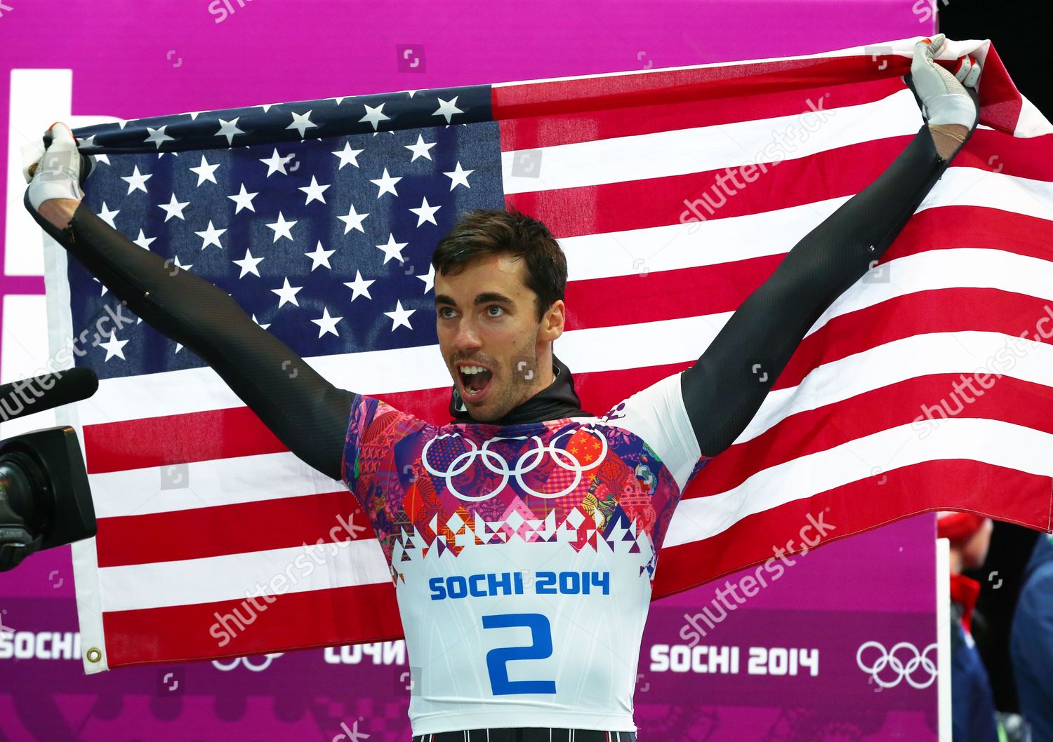 Matthew Antoine Usa Celebrates After Skeleton Editorial Stock Photo ...