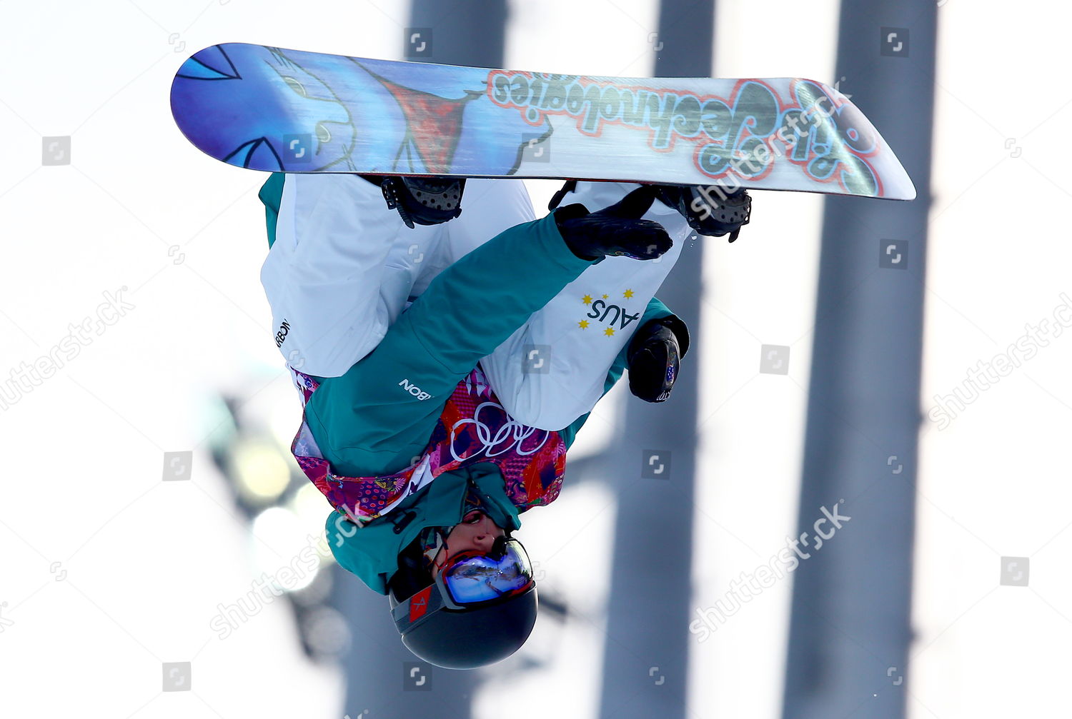 Kent Callister Australia Action During Snowboard Editorial Stock Photo ...