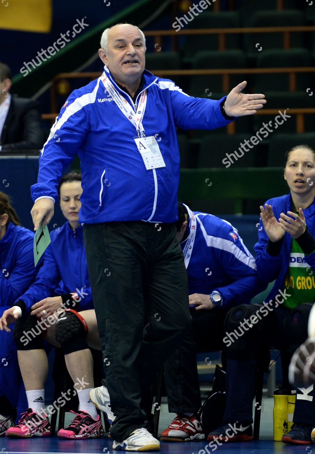 Romanian Head Coach Tadici Gheorghe Reacts Editorial Stock Photo ...
