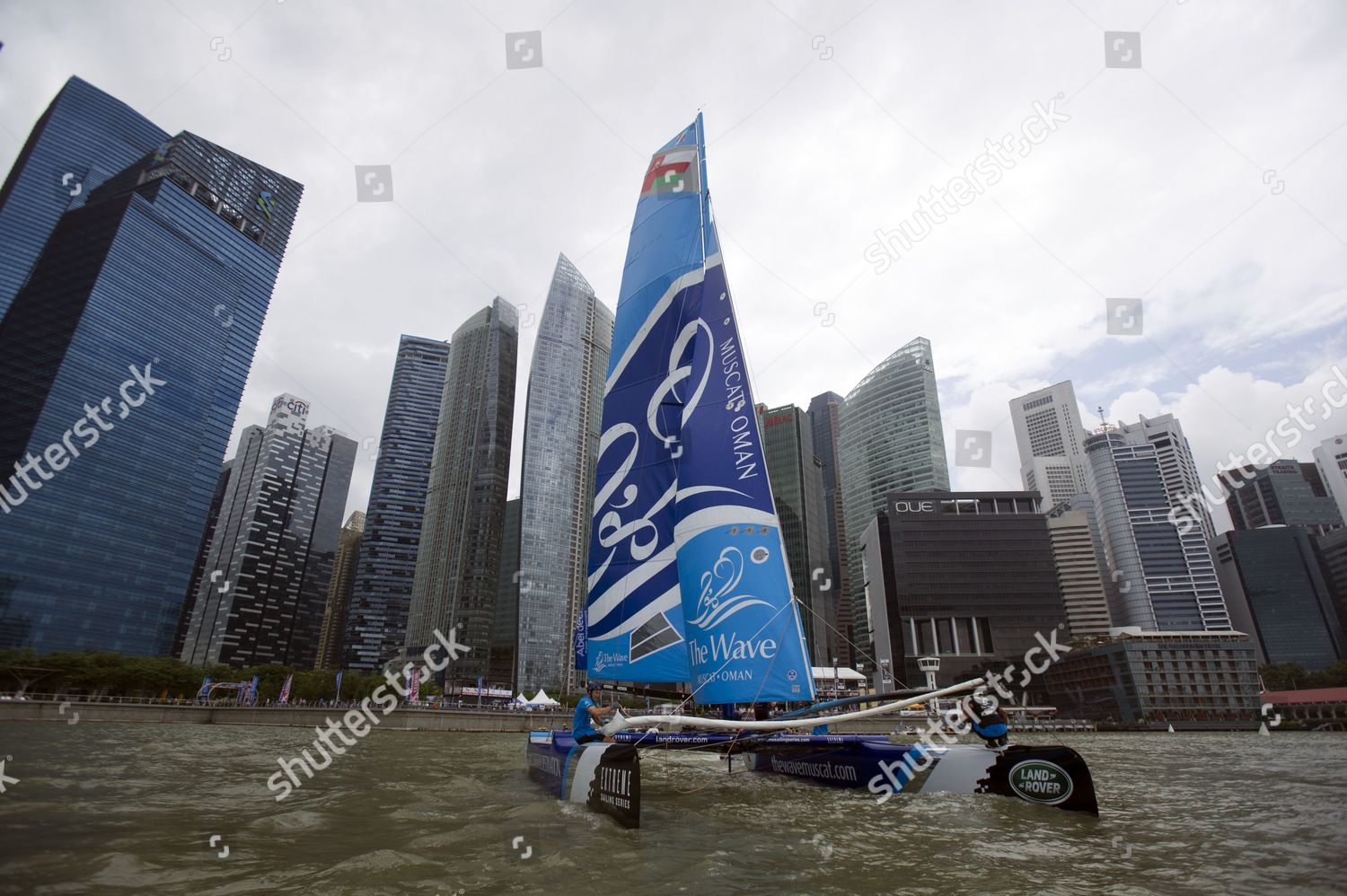 Wave Muscat Oman Sailing Yacht Pictured Editorial Stock Photo - Stock ...