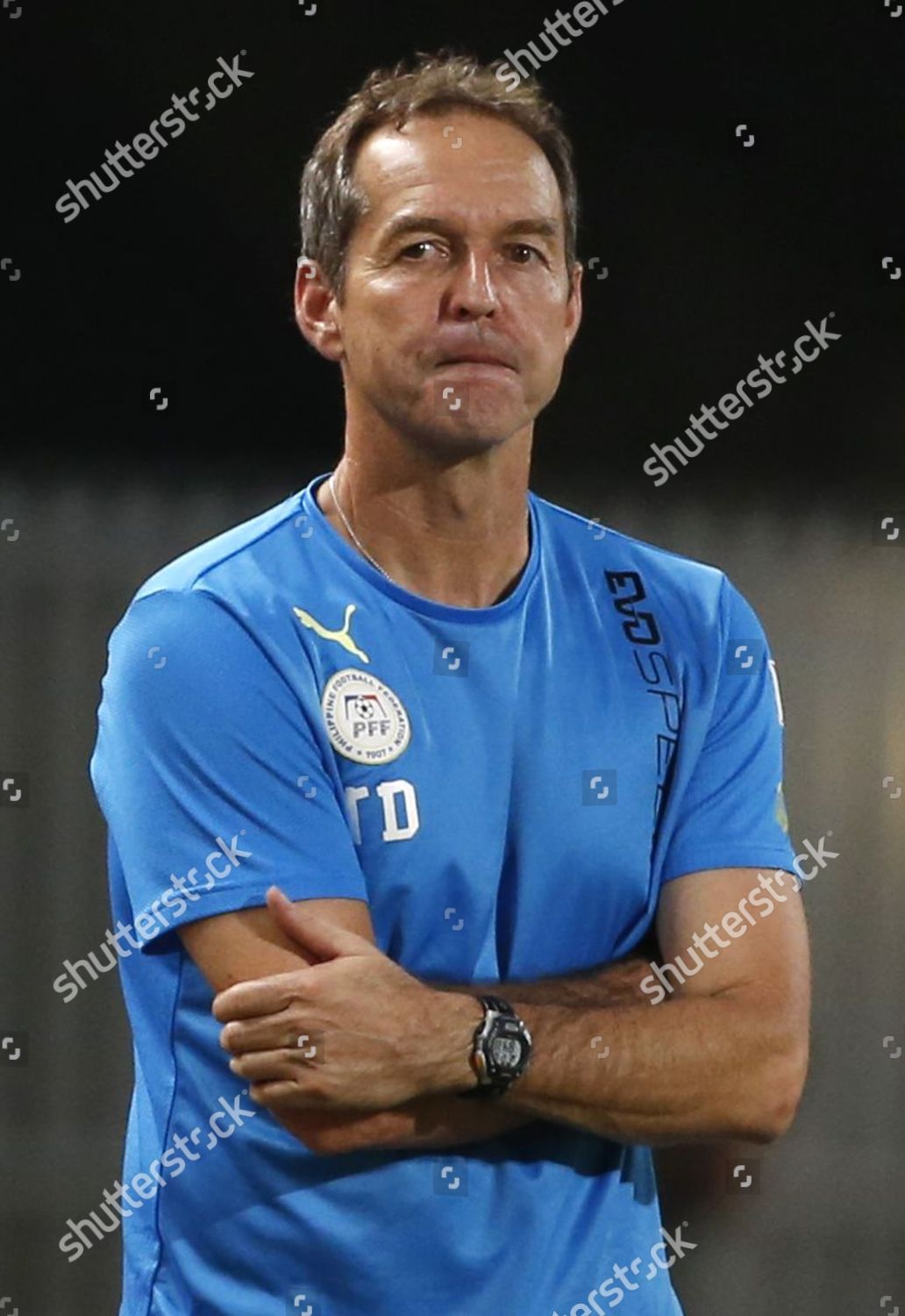 Philippiness Soccer Coach Thomas Dooley Reacts Editorial Stock Photo ...