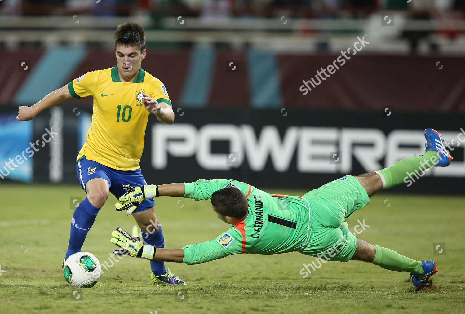Brazilian Player Nathan L Fights Ball Editorial Stock Photo - Stock ...