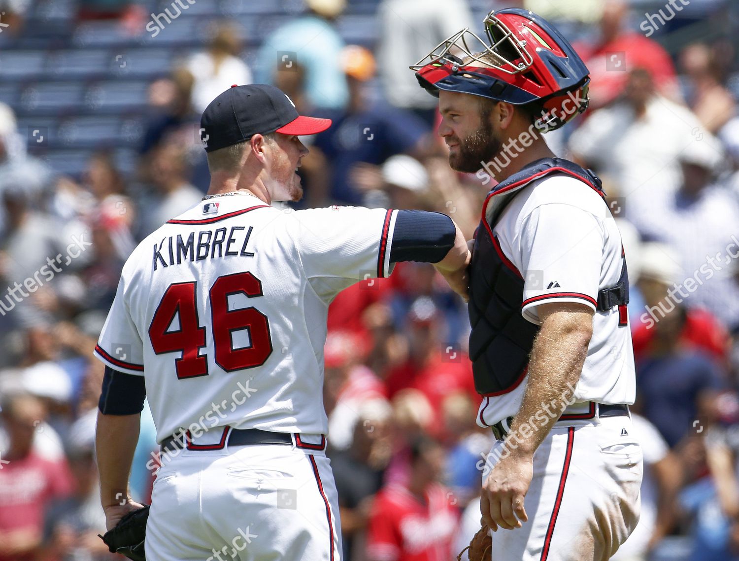 Atlanta Braves Relief Pitcher Craig Kimbrel Editorial Stock Photo ...