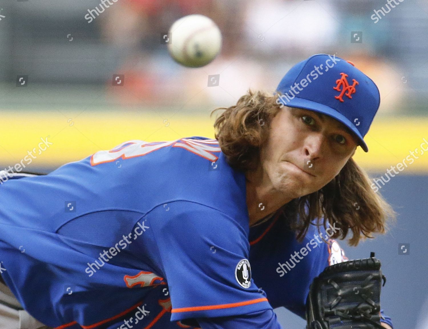New York Mets Starting Pitcher Jacob Editorial Stock Photo - Stock ...