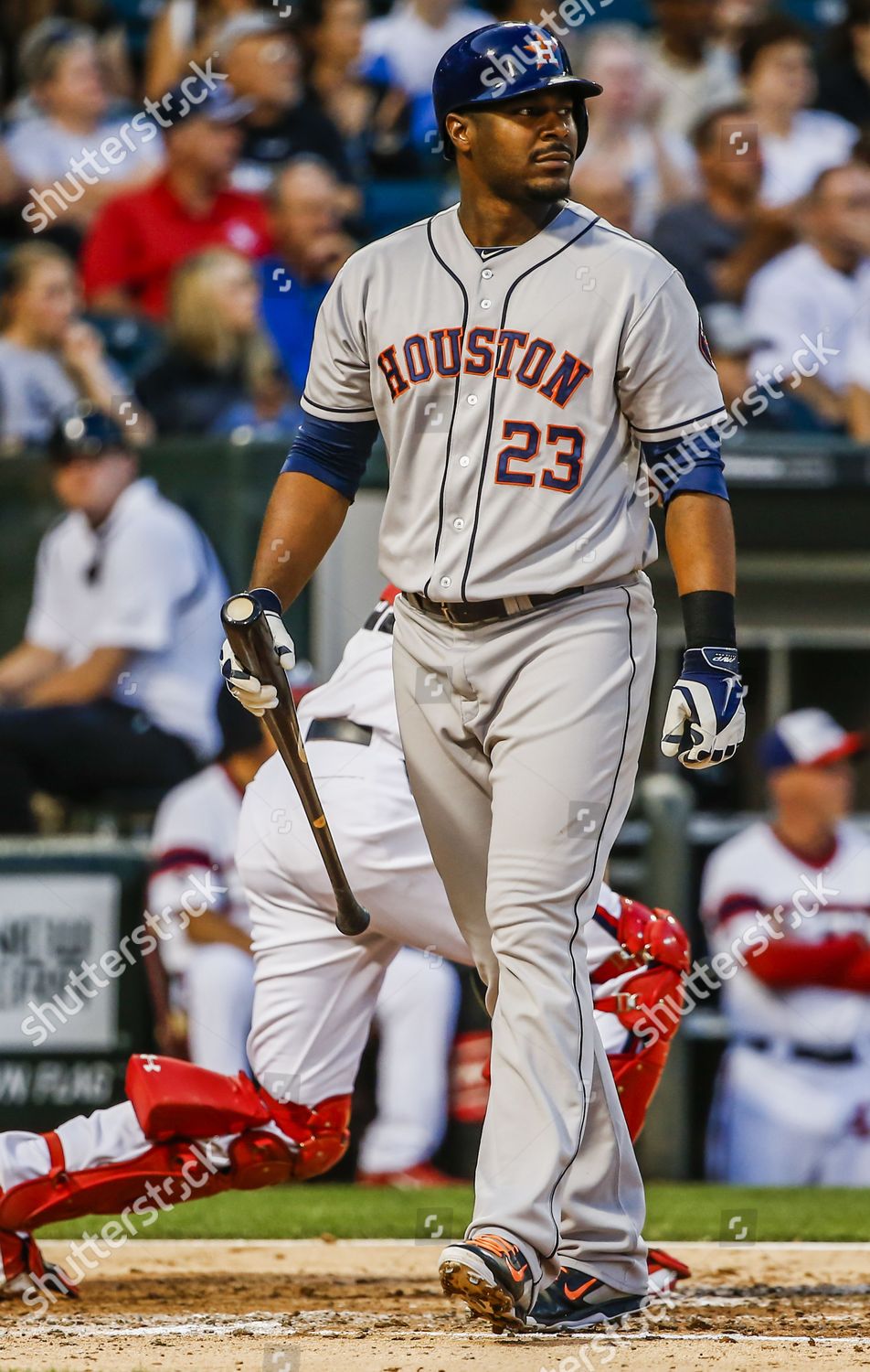 Houston Astros Designated Hitter Chris Carter Editorial Stock Photo ...