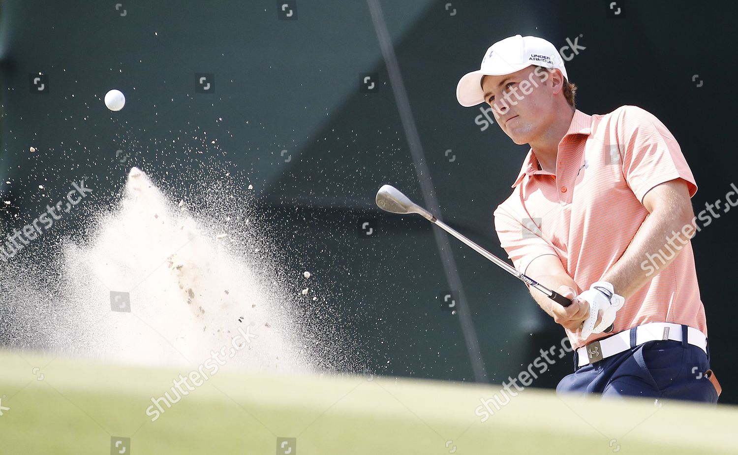 Jordan Spieth Us Hits Bunker On Editorial Stock Photo - Stock Image ...