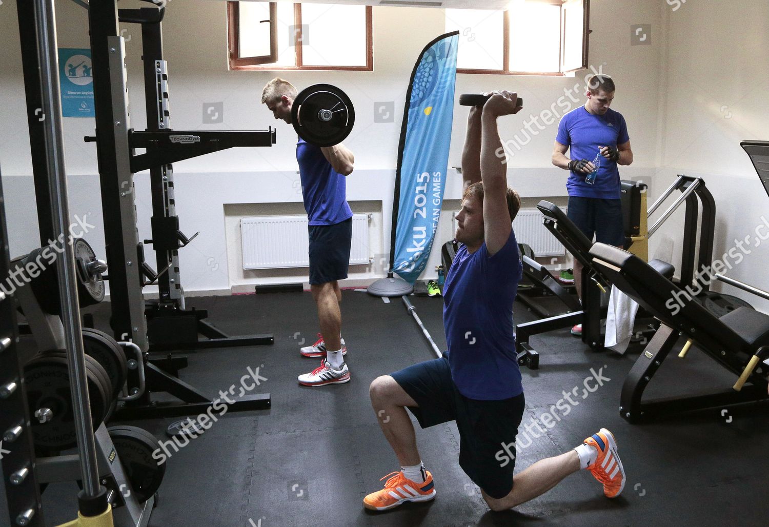 Athletes Conduct Exercises Inside Gym Athletes Editorial Stock Photo ...