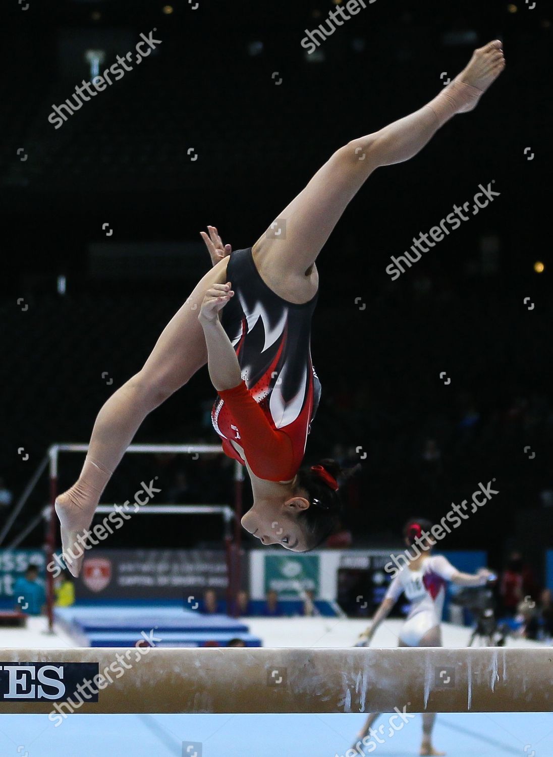 Yu Minobe Japan Competes On Balance Editorial Stock Photo - Stock Image ...