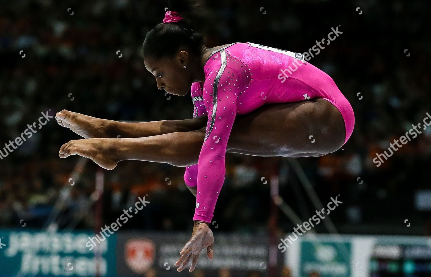Simones Biles Usa Competes On Balance Editorial Stock Photo - Stock ...