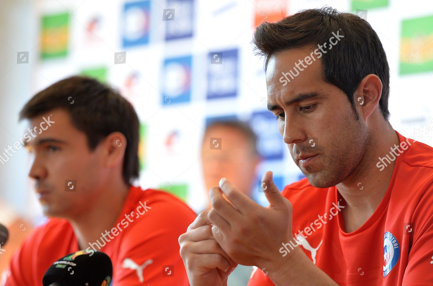 Chile National Soccer Team Players Claudio Editorial Stock Photo ...