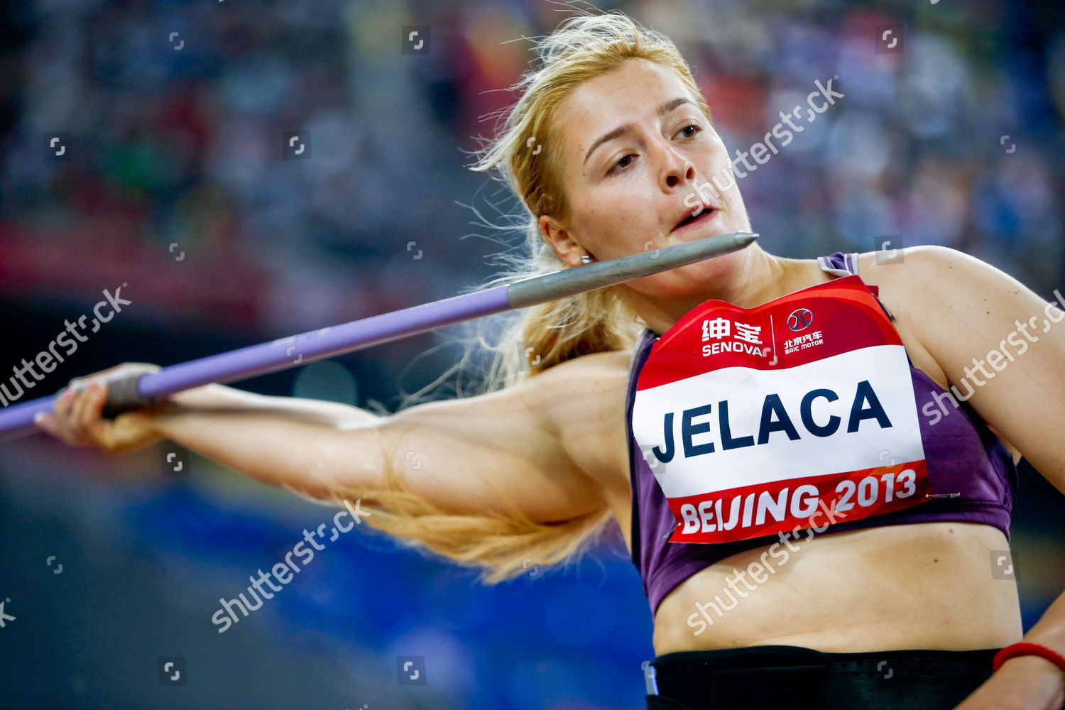 Tatjana Jelaca Serbia Competes Womens Javelin Editorial Stock Photo ...