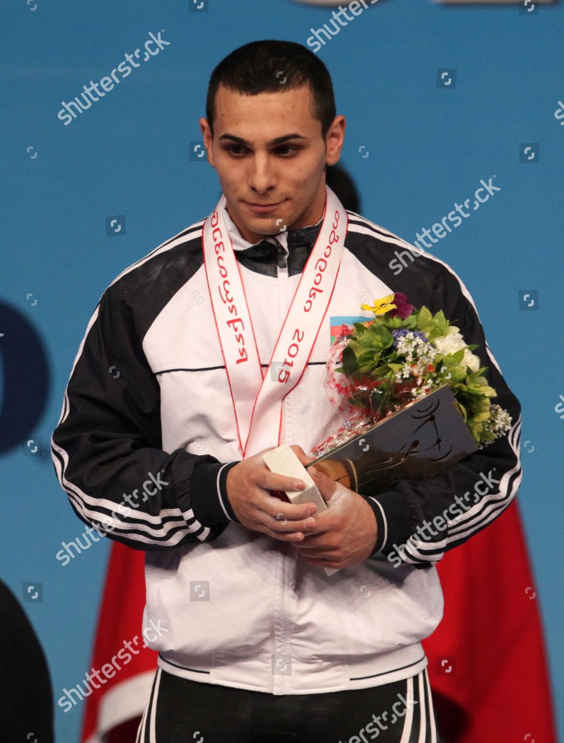Azerbaijans Valentin Hristov Posing His Gold Editorial Stock Photo ...