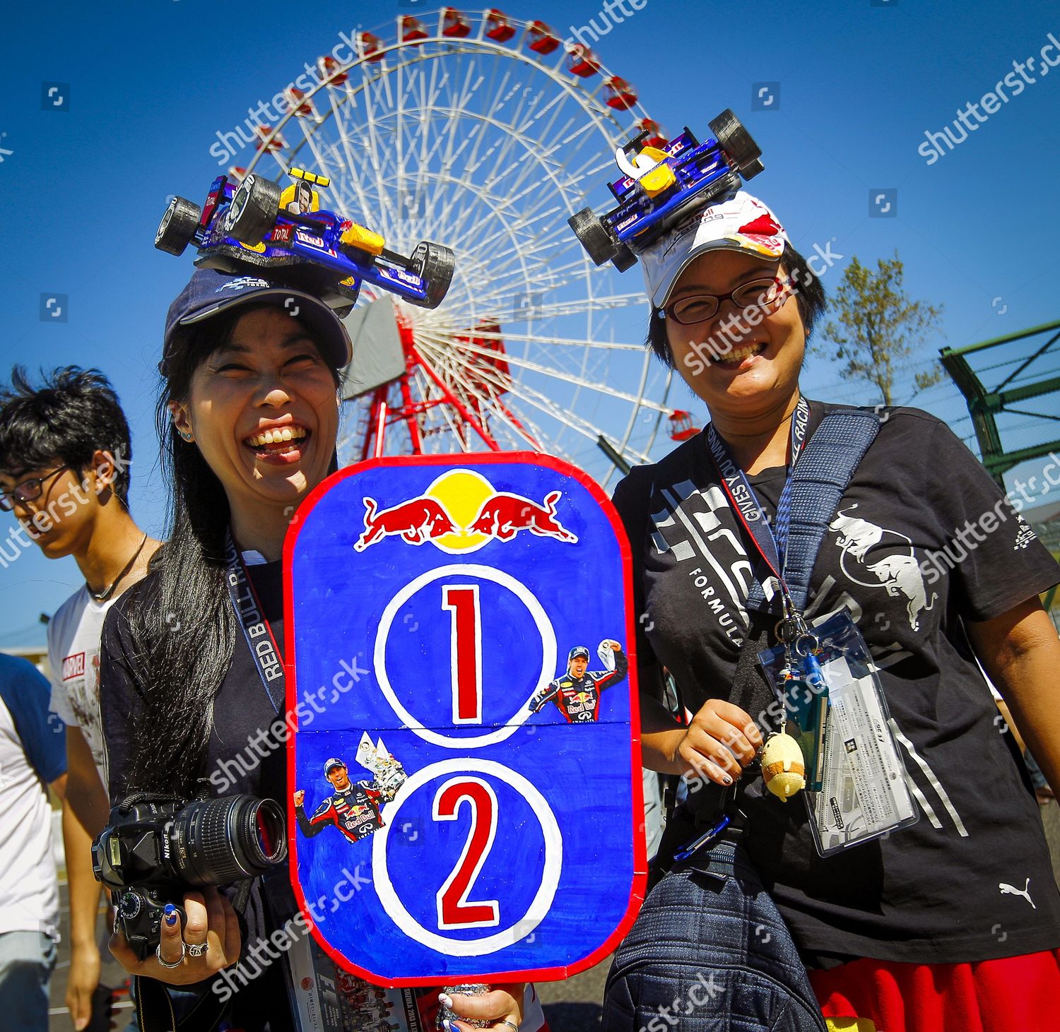 Japanese Formula One Fans Red Bull Editorial Stock Photo - Stock Image ...