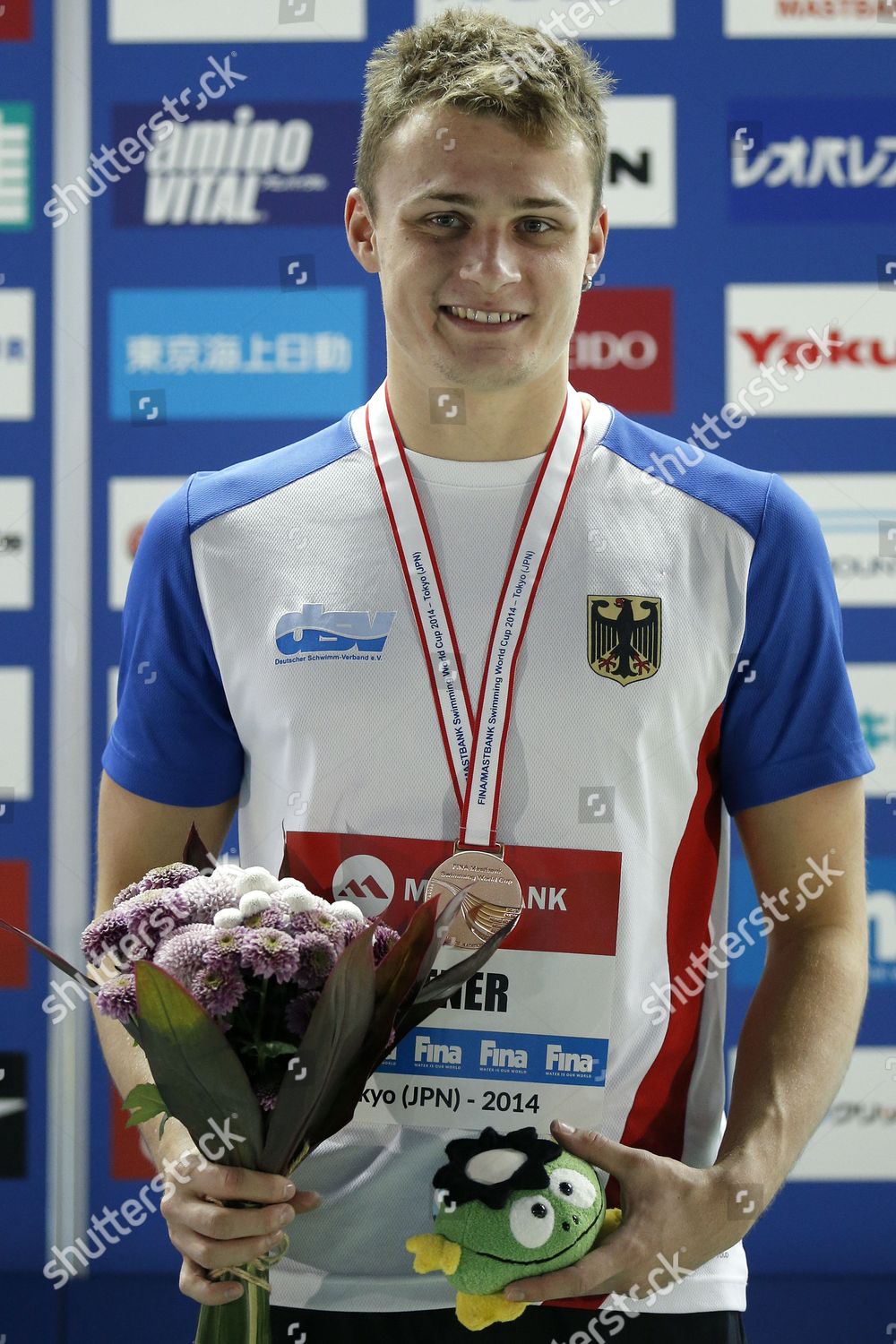 Bronze Medalist Christian Diener Germany Poses Editorial Stock Photo ...