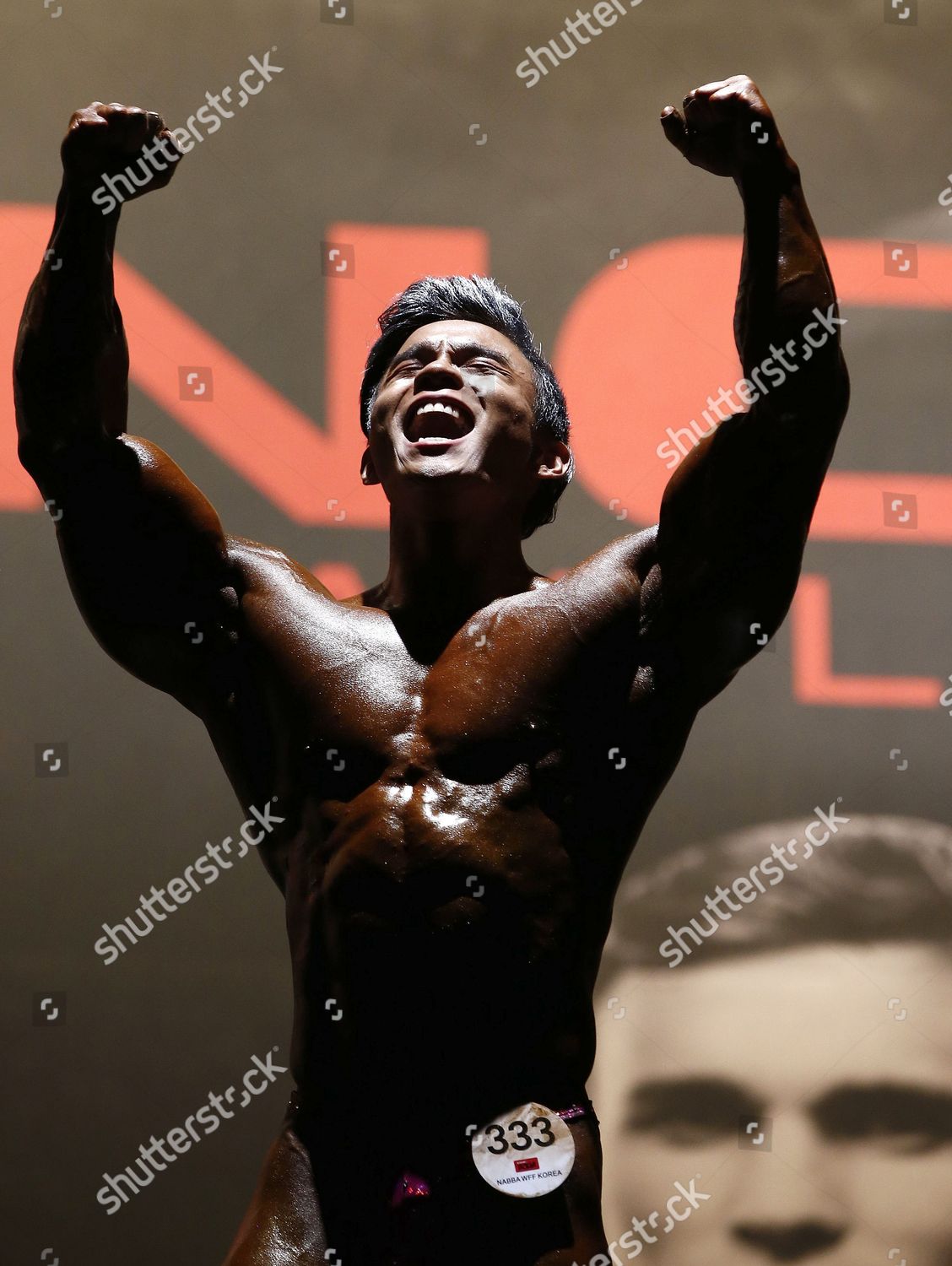 South Korean Body Builder Hwang Injae Editorial Stock Photo - Stock ...
