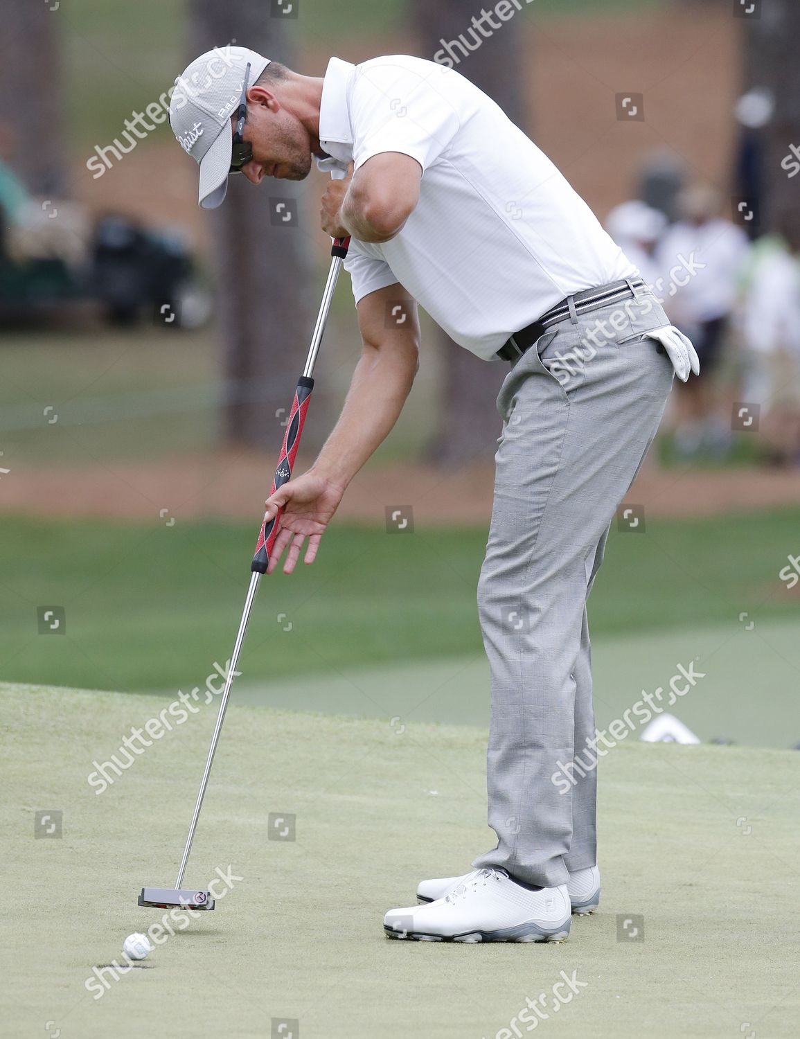 Adam Scott Australia Putts On Seventh Editorial Stock Photo - Stock ...